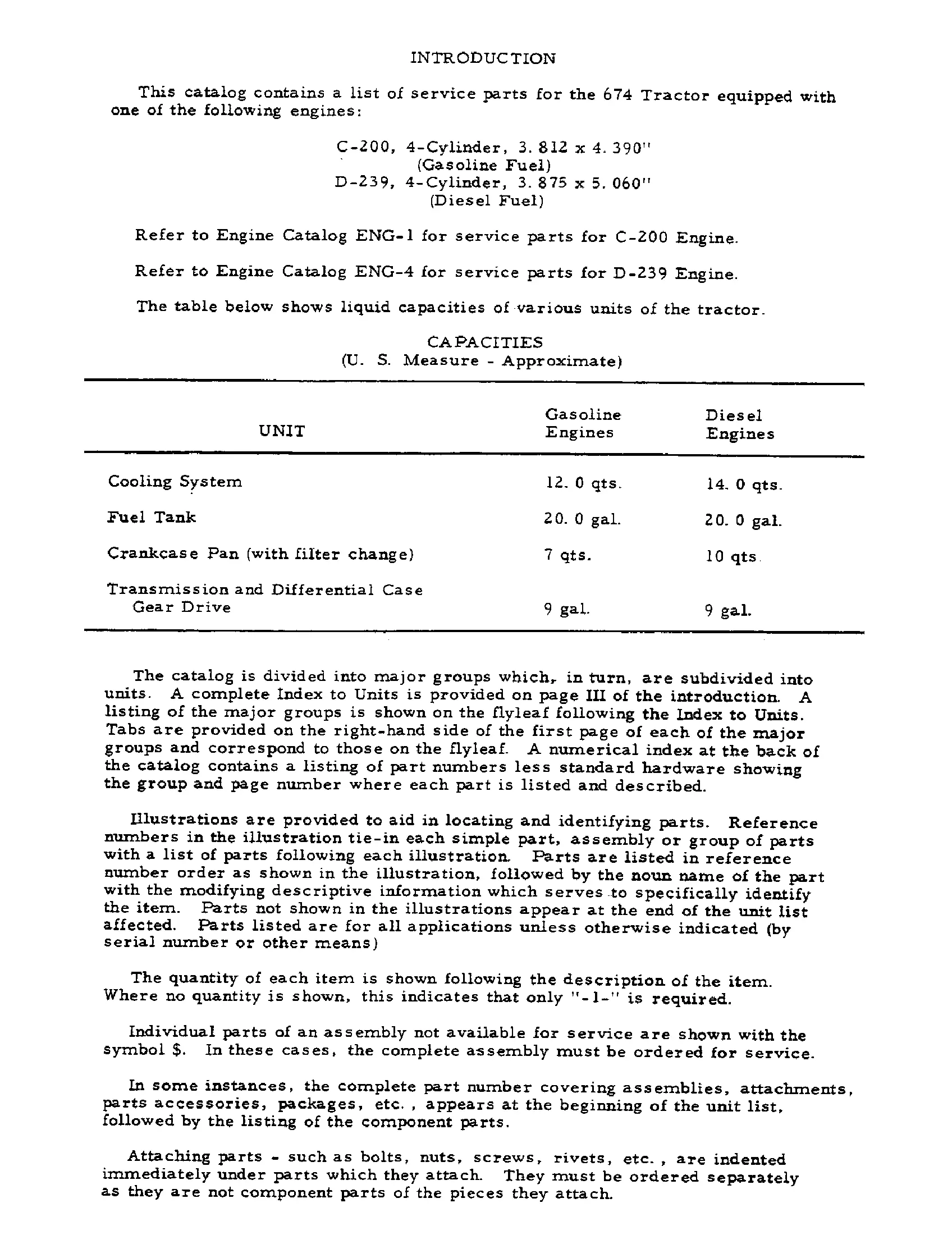 Case IH 674 - INTERNATIONAL DIESEL TRACTOR (NORTH AMERICA)(01/73 - 12/ ...