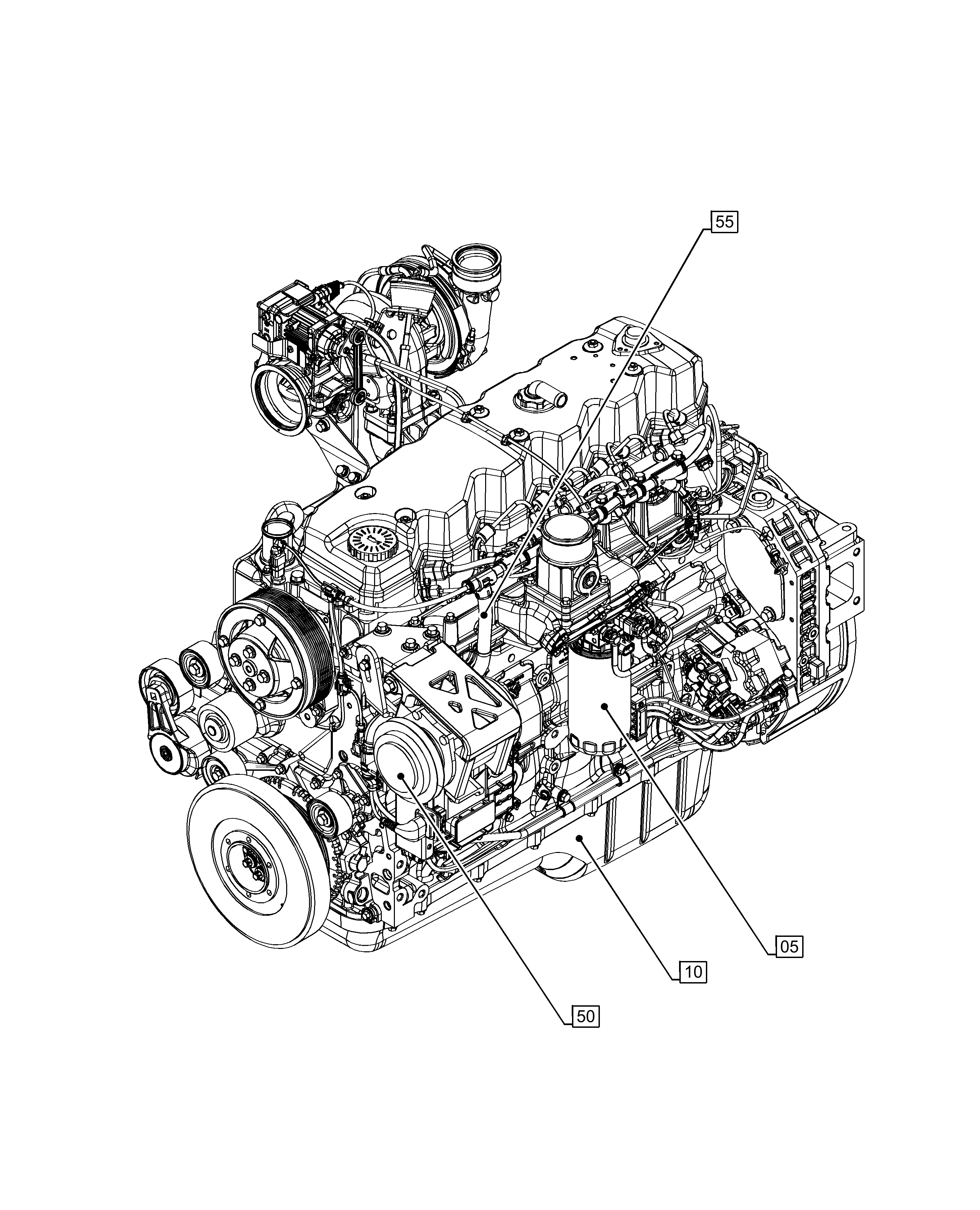 Case IH F4HFA613S E001 - ENGINE 5802332514 - 35.02999 SPRAYER MILLER ...