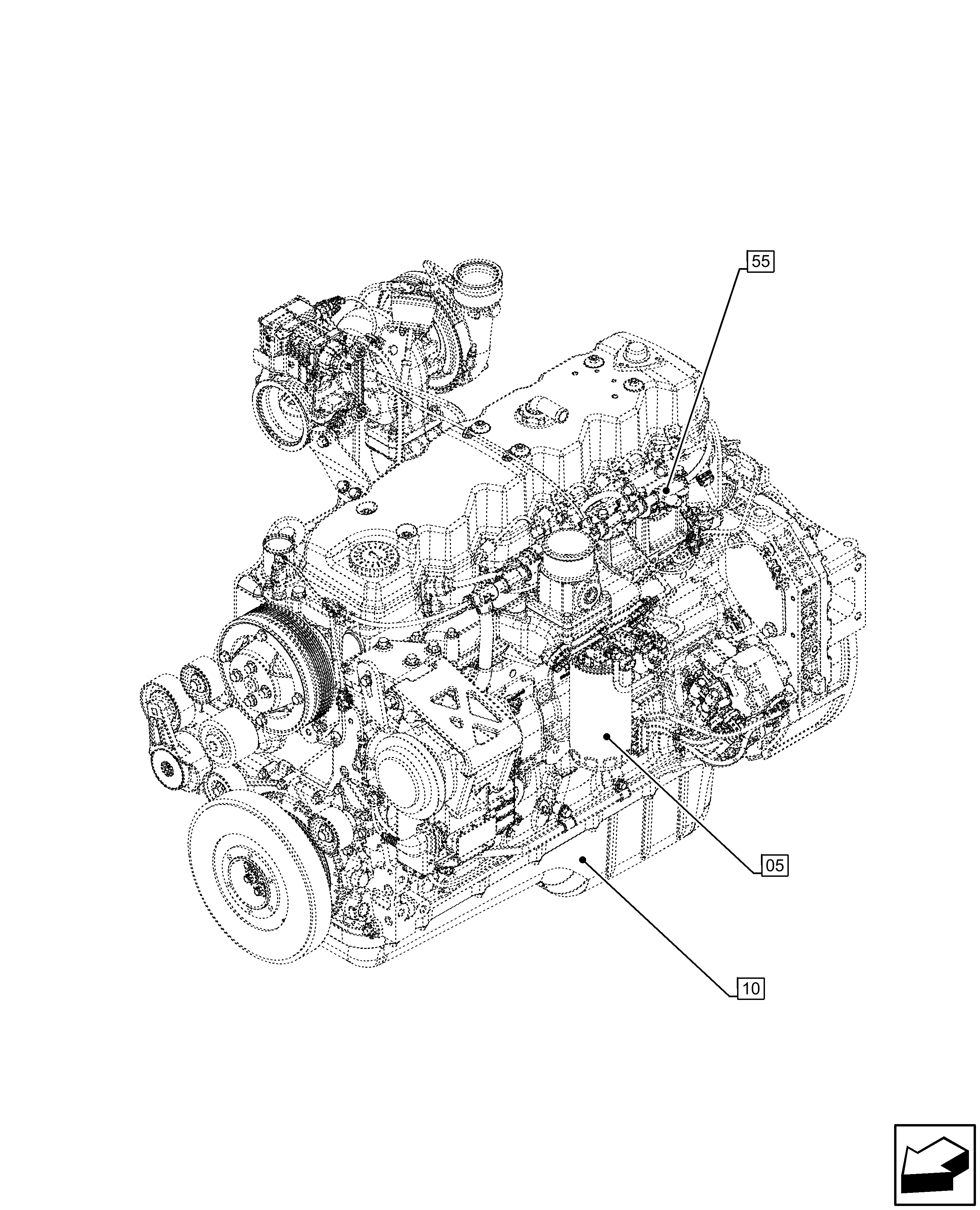 Case IH F4HFE613J B008 - ENGINE PN 5802180237 - 165KW(12/18 - ) Parts ...