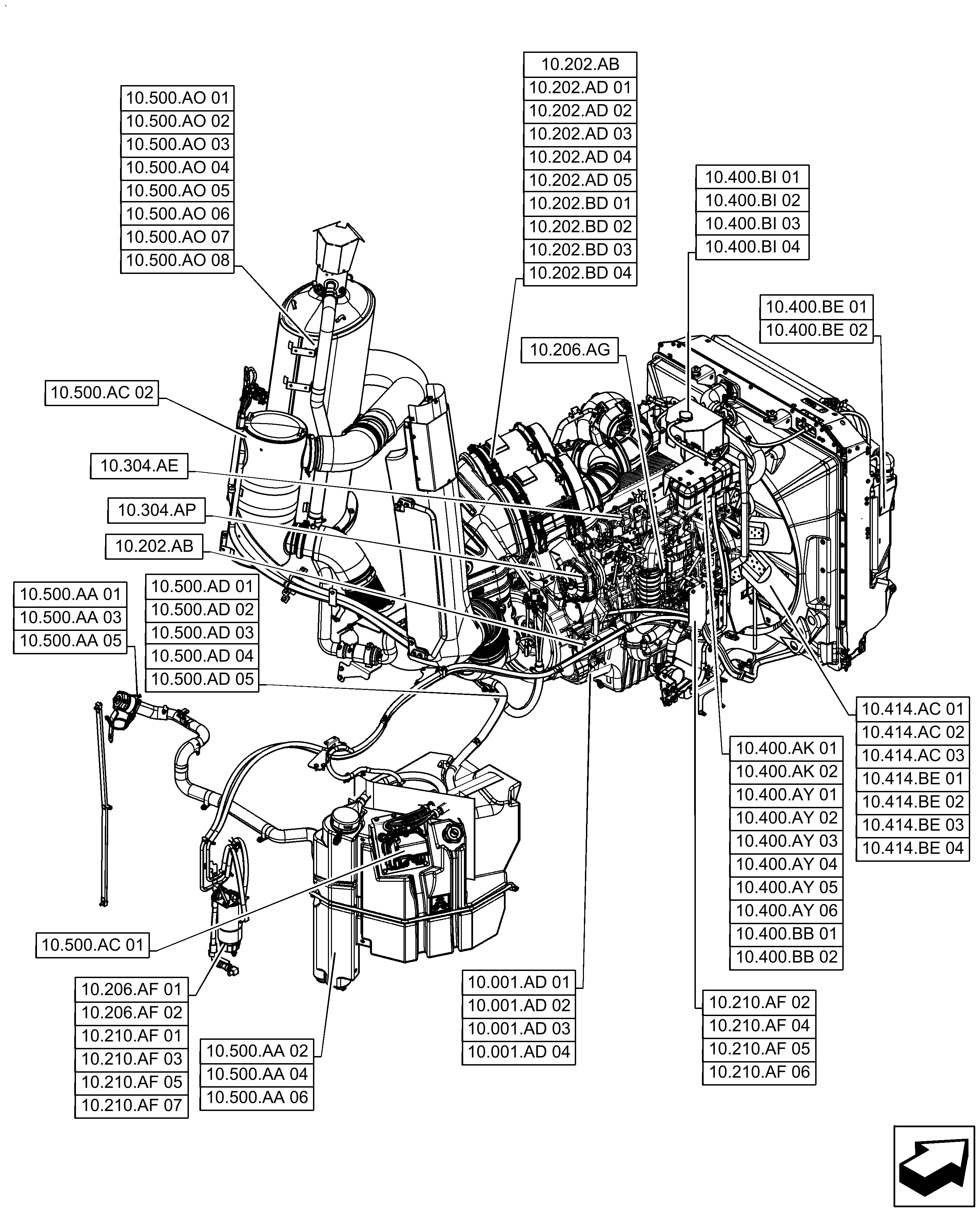 Case IH QUADTRAC 580 - TRACTOR 4WD - TIER 4B (NA)(03/14 - 11/17) Parts ...
