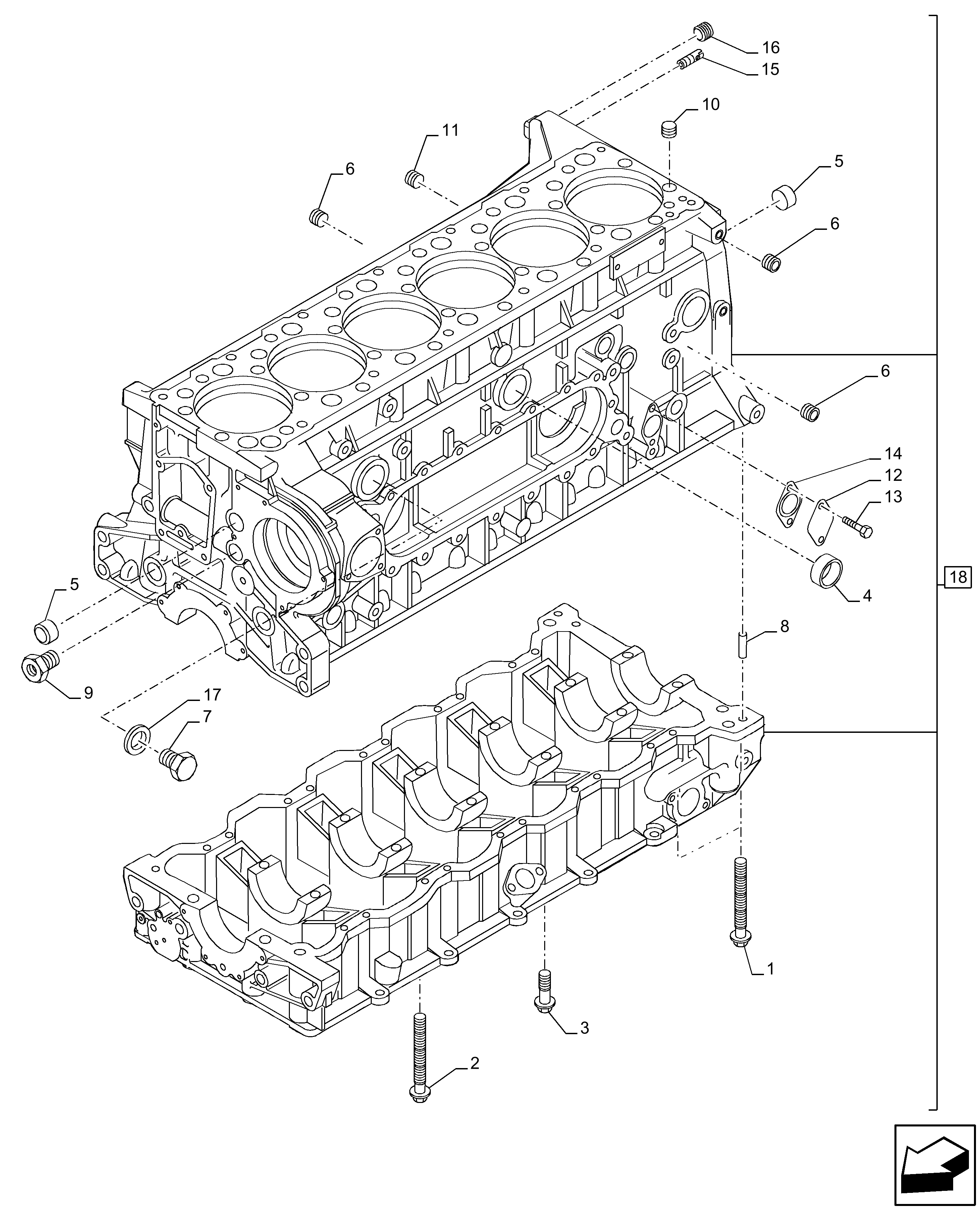 Case IH F3GFA613B E001 ENGINE - 5802526641 - 48059374 - C11 SCH T2 01/ ...