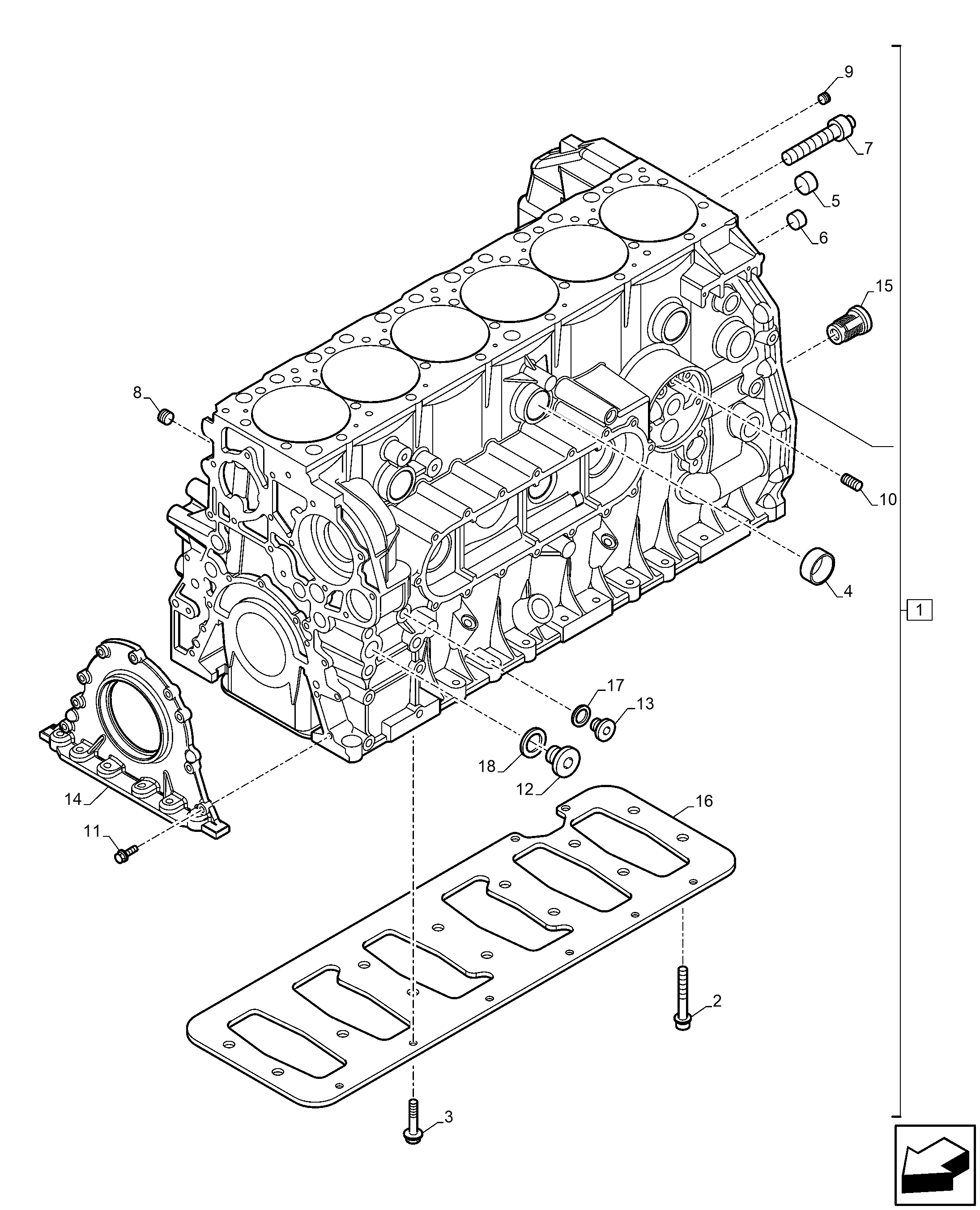 Case IH 6160 AXIAL FLOW COMBINE EXP. TIER 3 - (BR) 03/24 Parts Diagrams