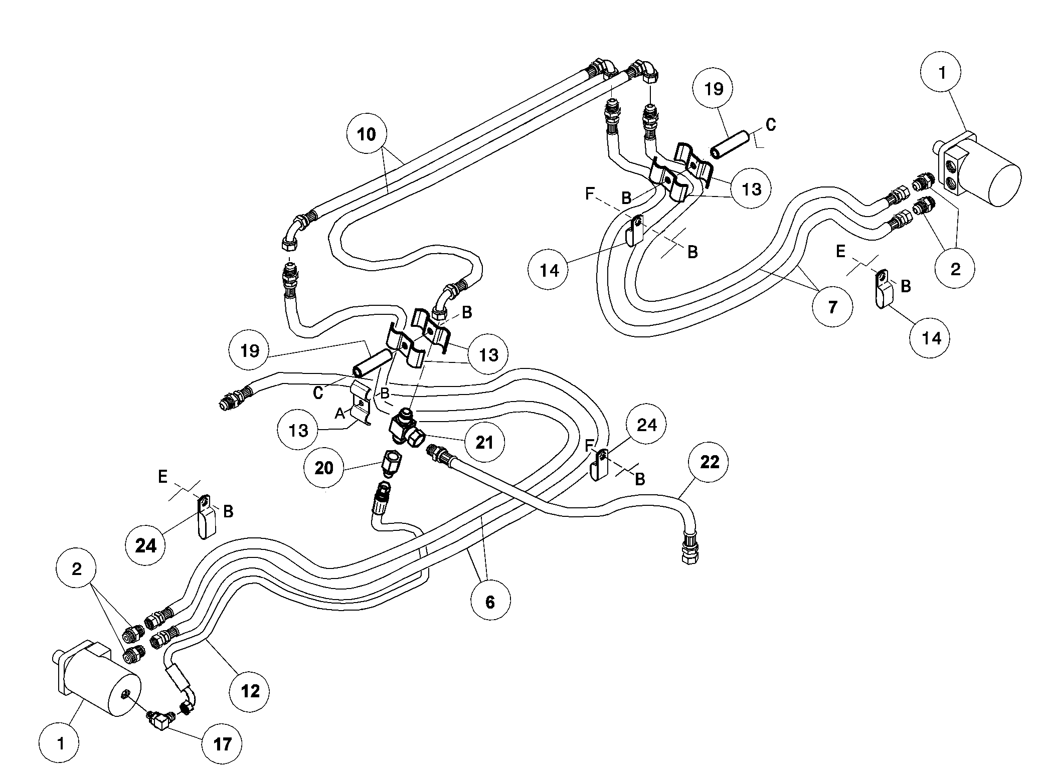 Case IH 84C DRAPER HEADER 03/02 08/07 Parts Diagrams