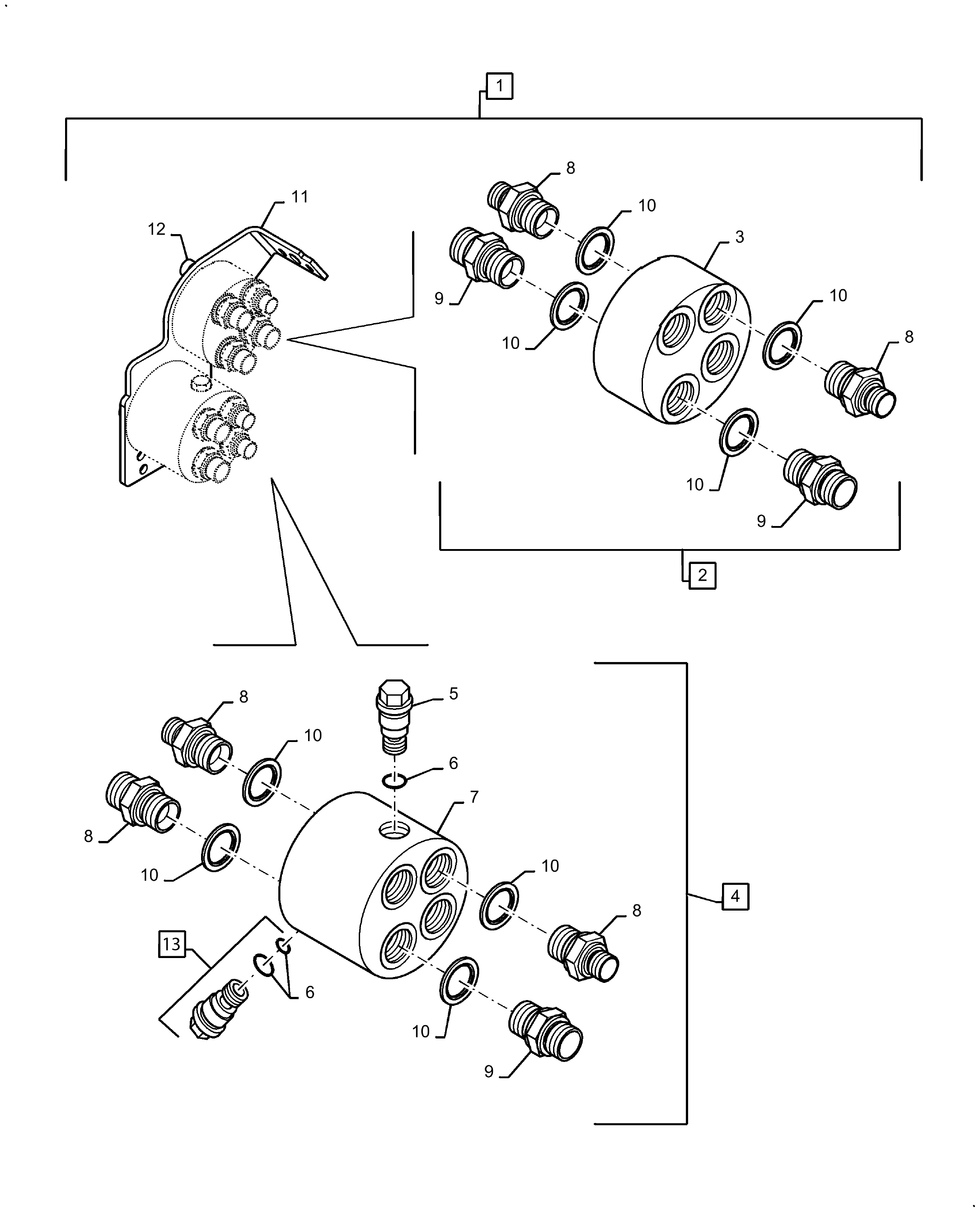 Case IH L117 LONG REACH MSL W/SL4U EURO 08/23 Parts Diagrams