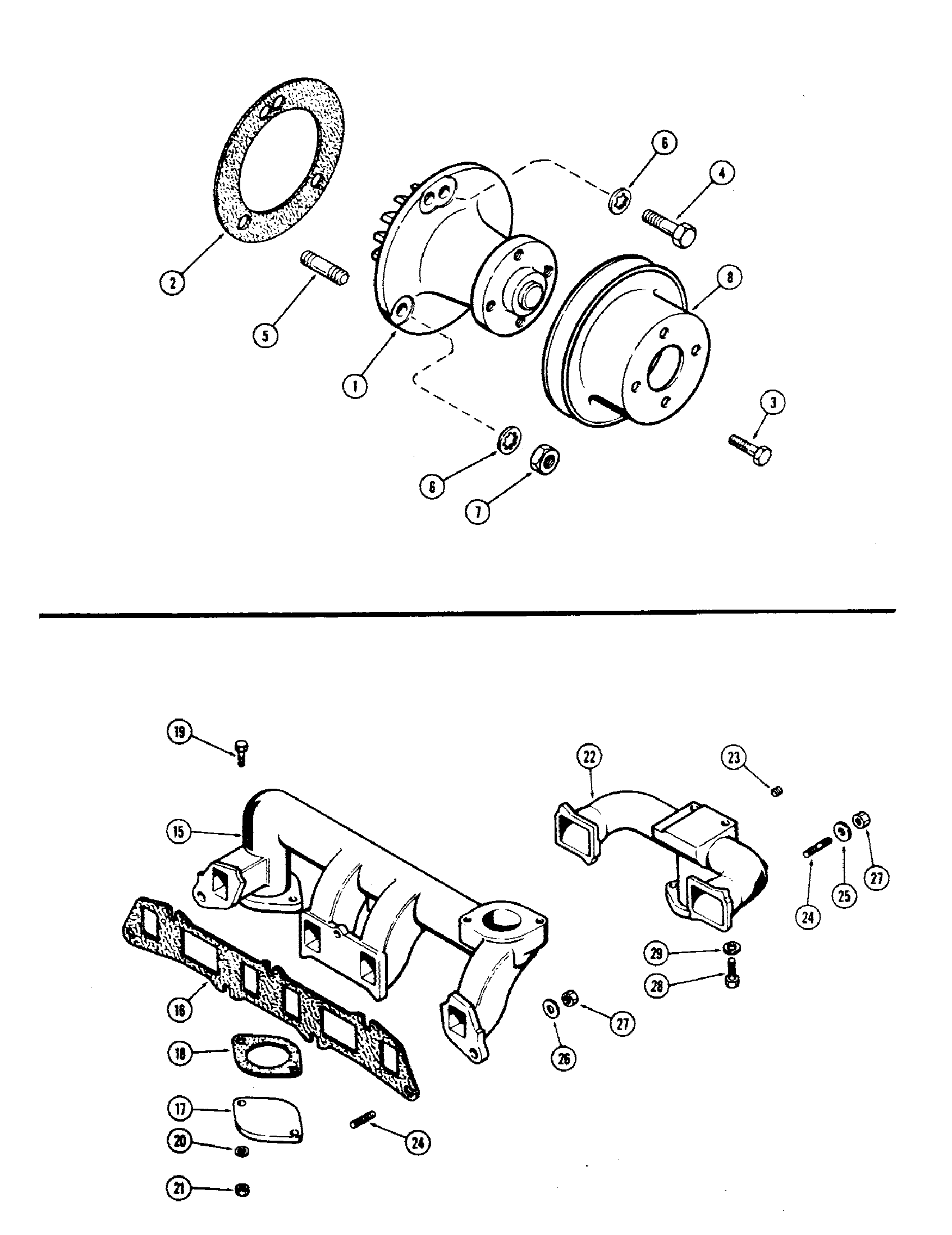 Case IH 188 CASE GASOLINE ENGINE 01/77 12/91 Parts Diagrams