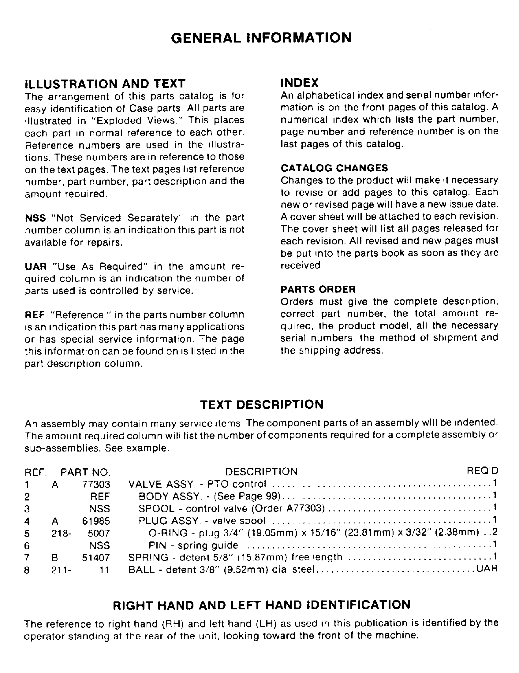 Case IH 504BD CASE ENGINE 01/55 12/79 Parts Diagrams