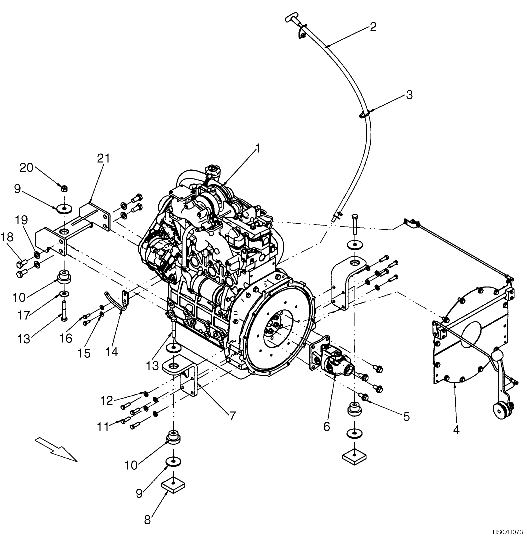 Case IH N844LT ENGINE 03/11 12/13 Parts Diagrams