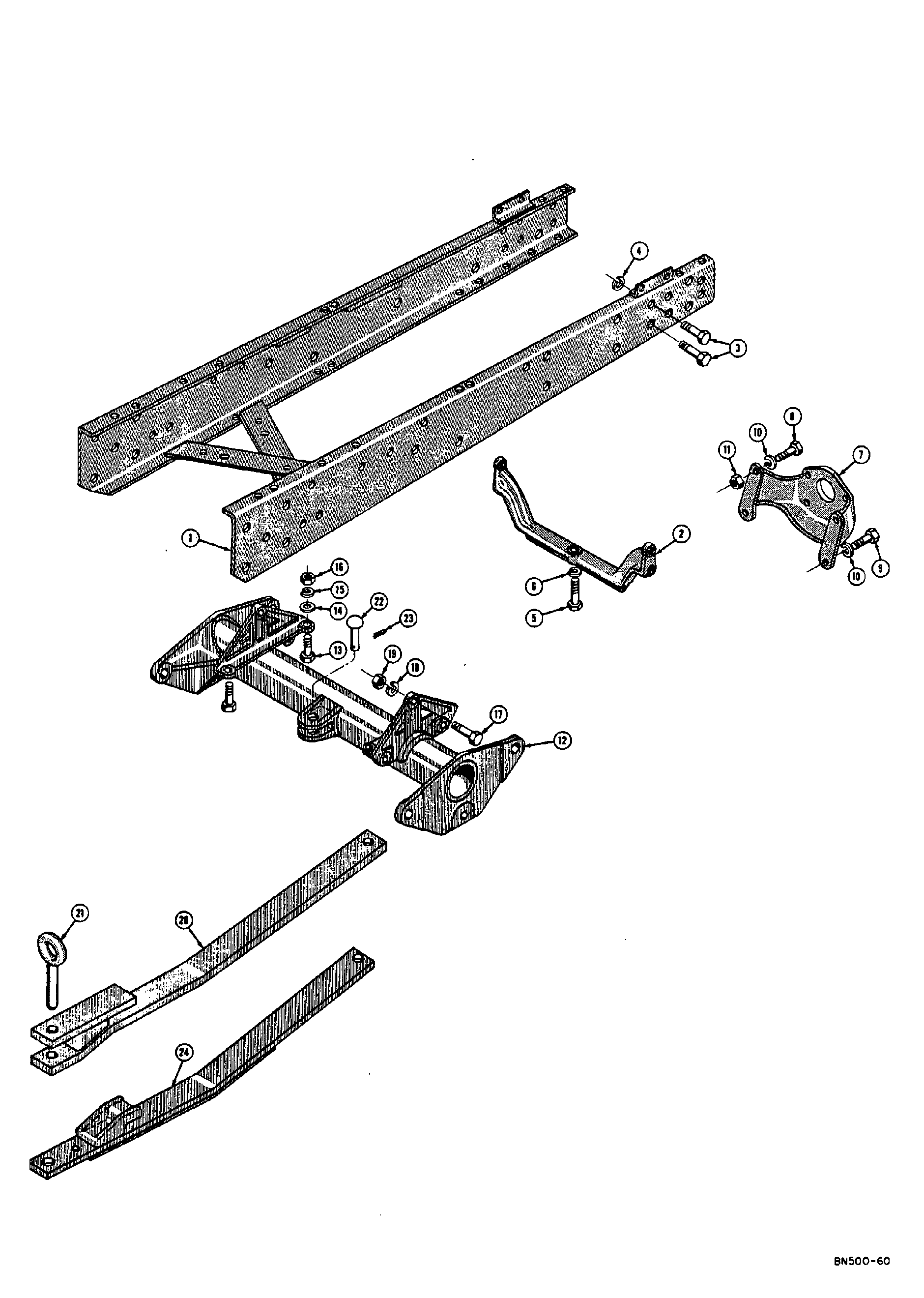 Case IH 310E CASE CRAWLER TRACTOR 01/61 12/90 Parts Diagrams
