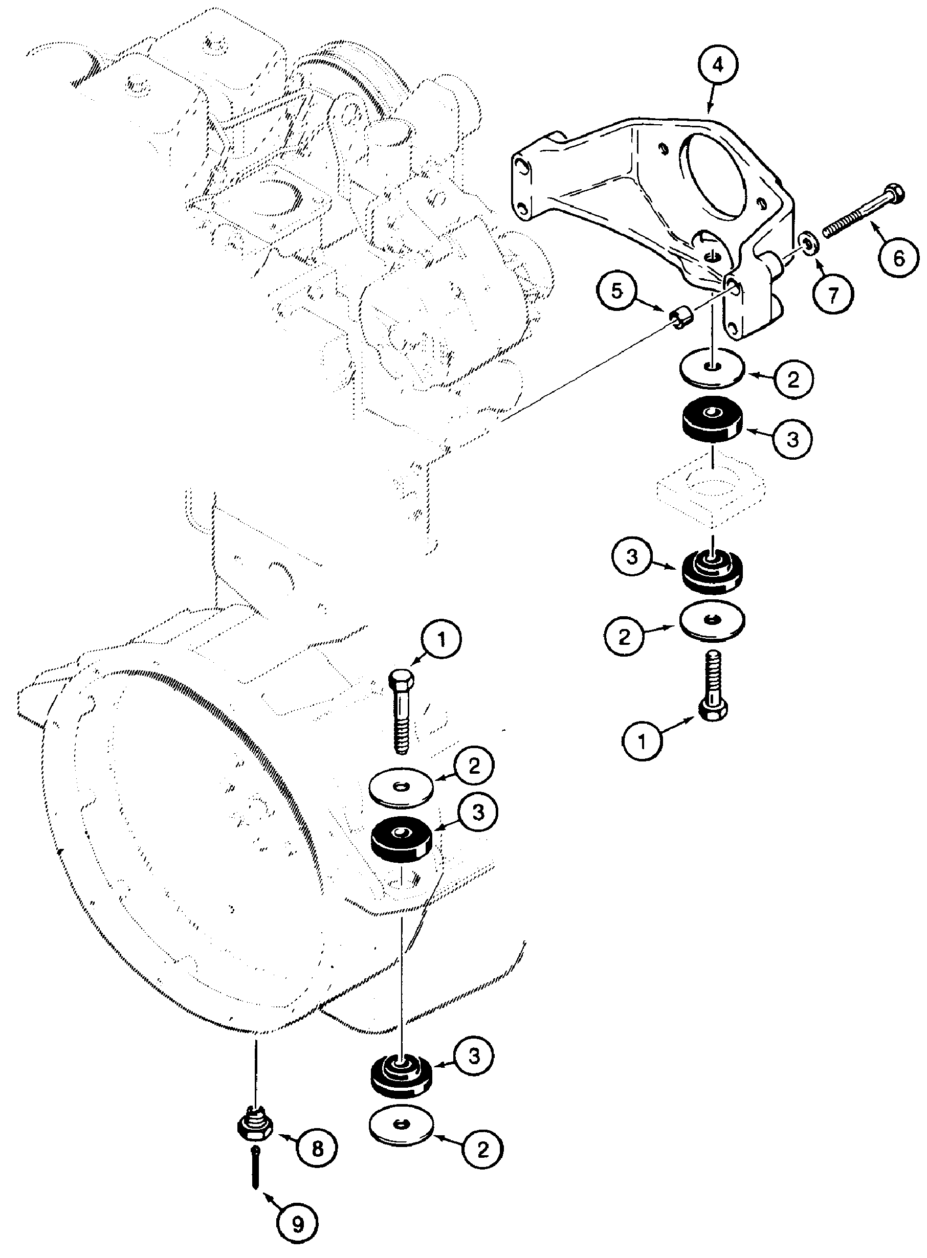 Case IH 550H CASE CRAWLER TRACTOR 12/99 08/09 Parts Diagrams
