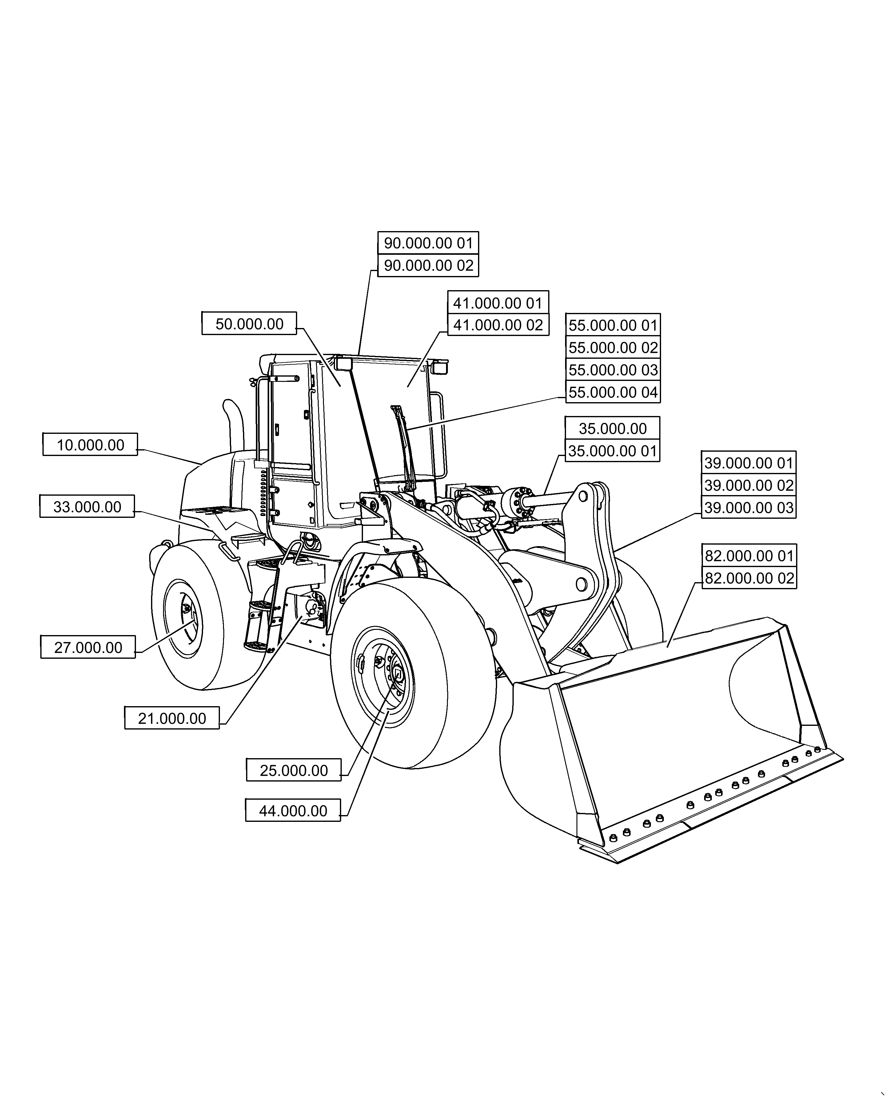 Case IH 621F WHEEL LOADER - TIER 4B (NA) 01/14 10/16 Parts Diagrams