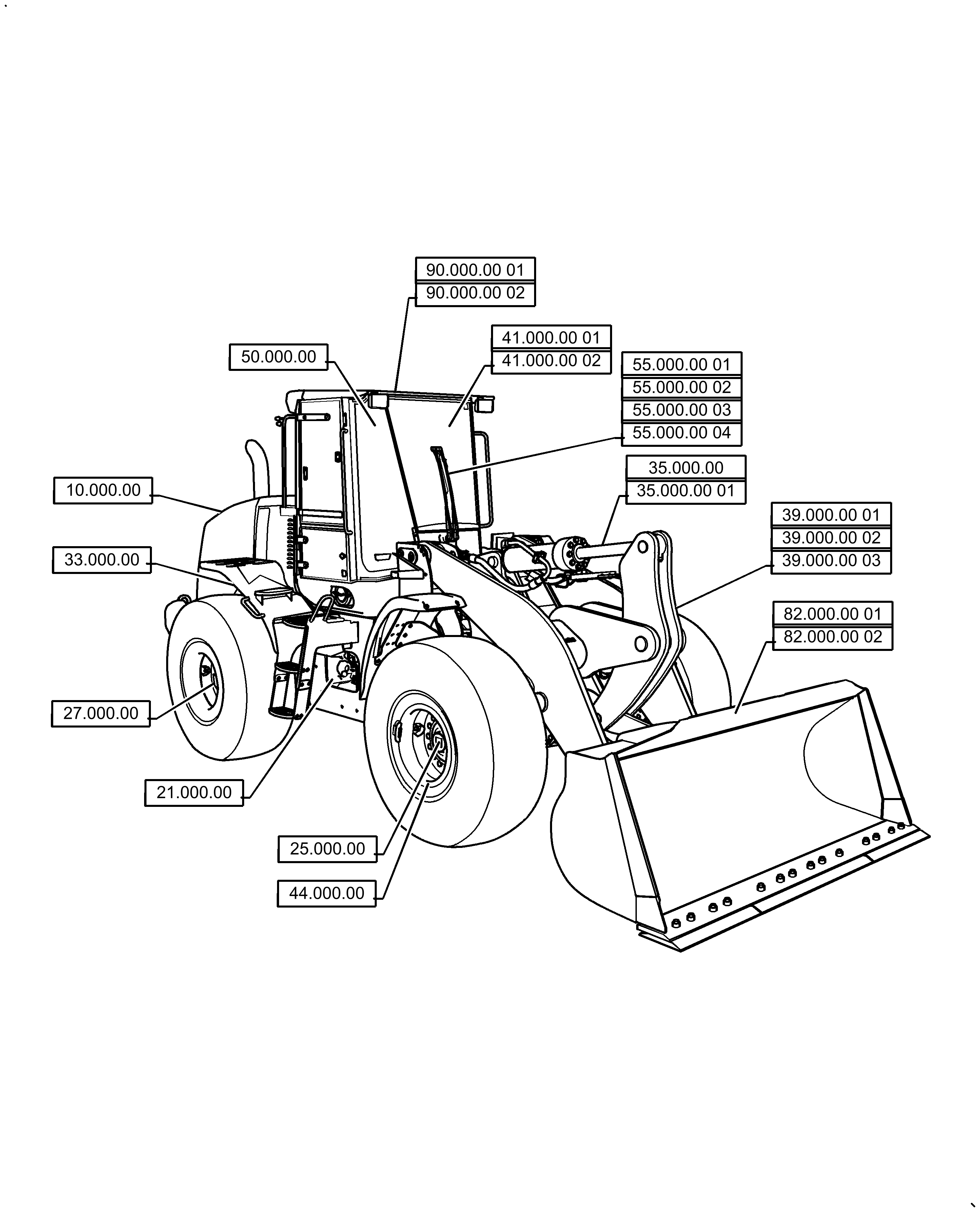 Case IH 621G WHEEL LOADER - TIER 4B (NA) 11/16 07/18 Parts Diagrams