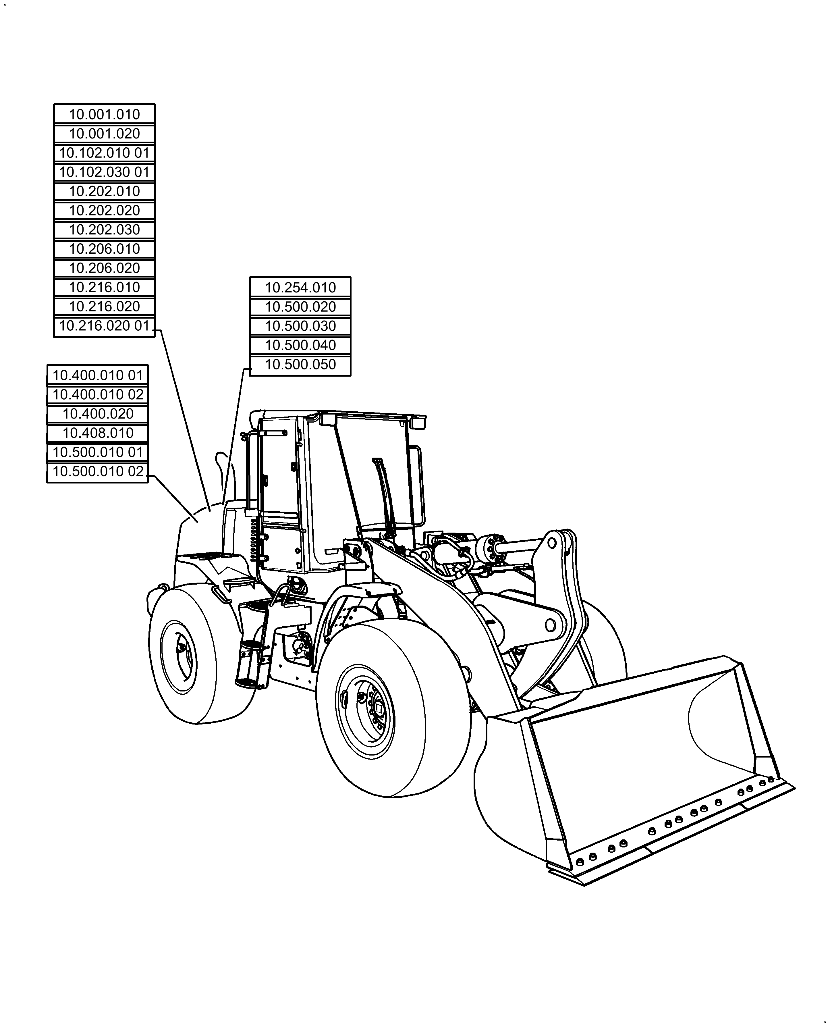 Case IH 921G WHEEL LOADER - TIER 4B (NA) 10/16 04/21 Parts Diagrams