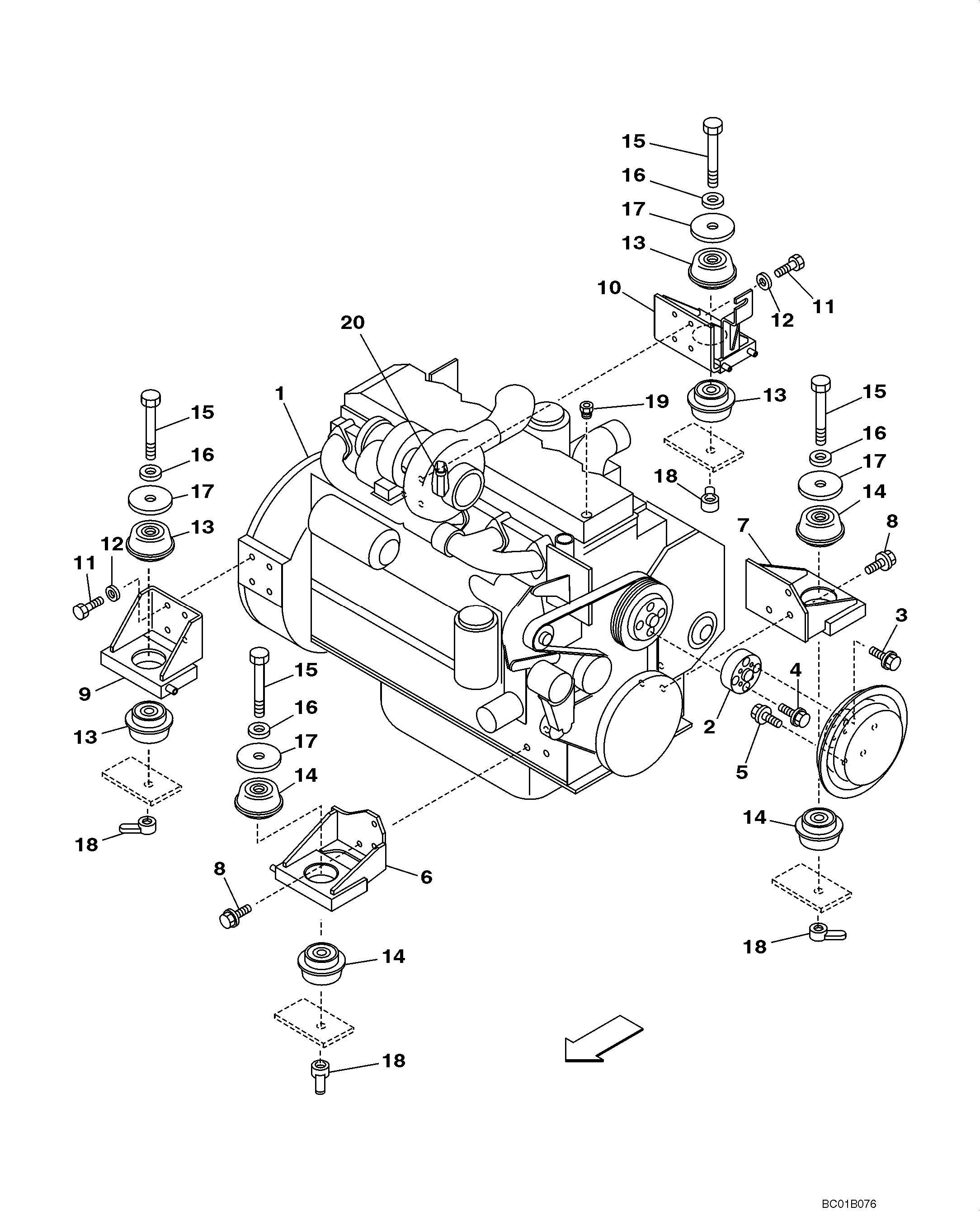 Case IH CX130 CASE CRAWLER EXCAVATOR (NORTH AMERICA) 04/00 12/08 Parts ...