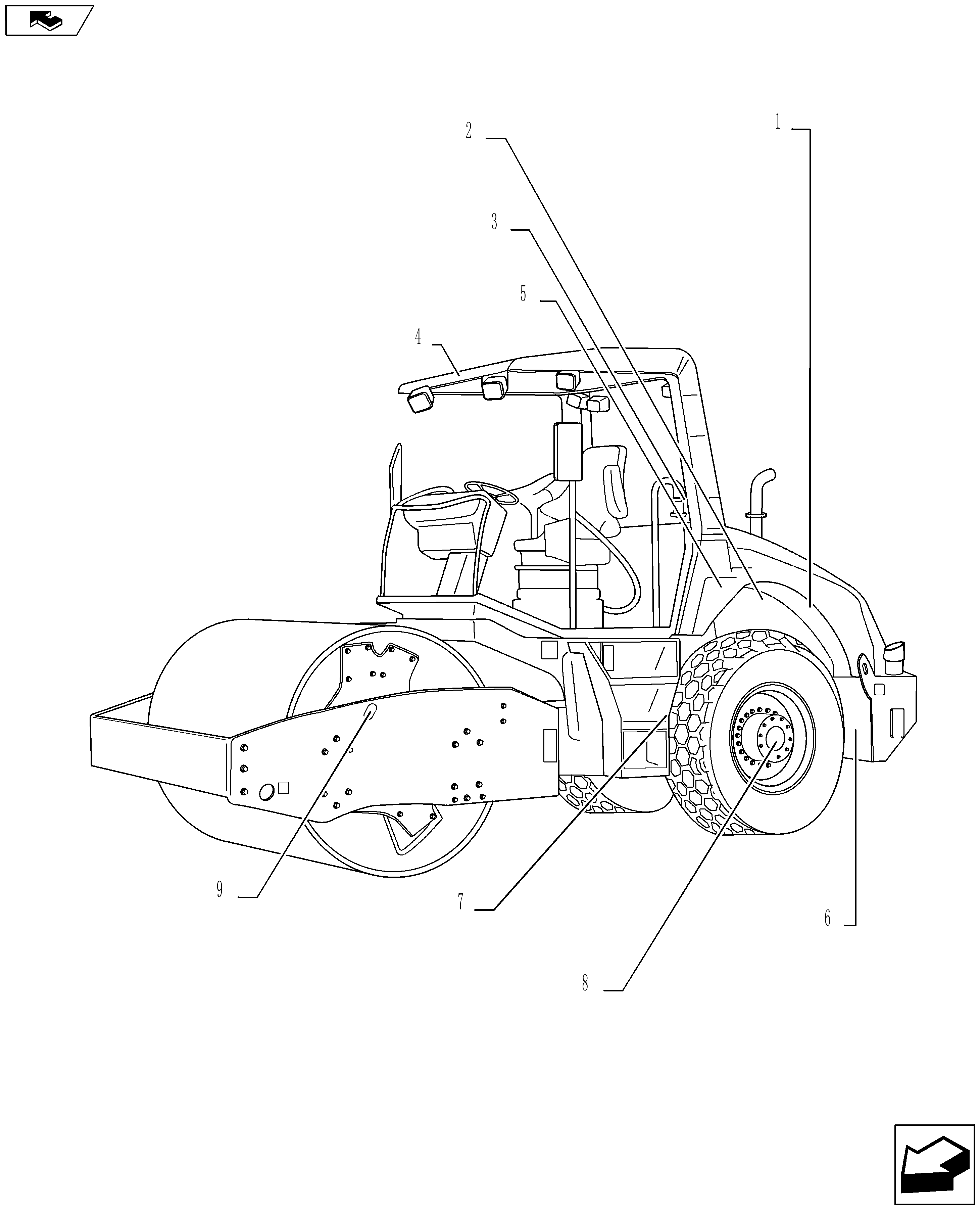 Case IH SV210 VIBRATORY ROLLER TIER 3 07/08 06/16 Parts Diagrams