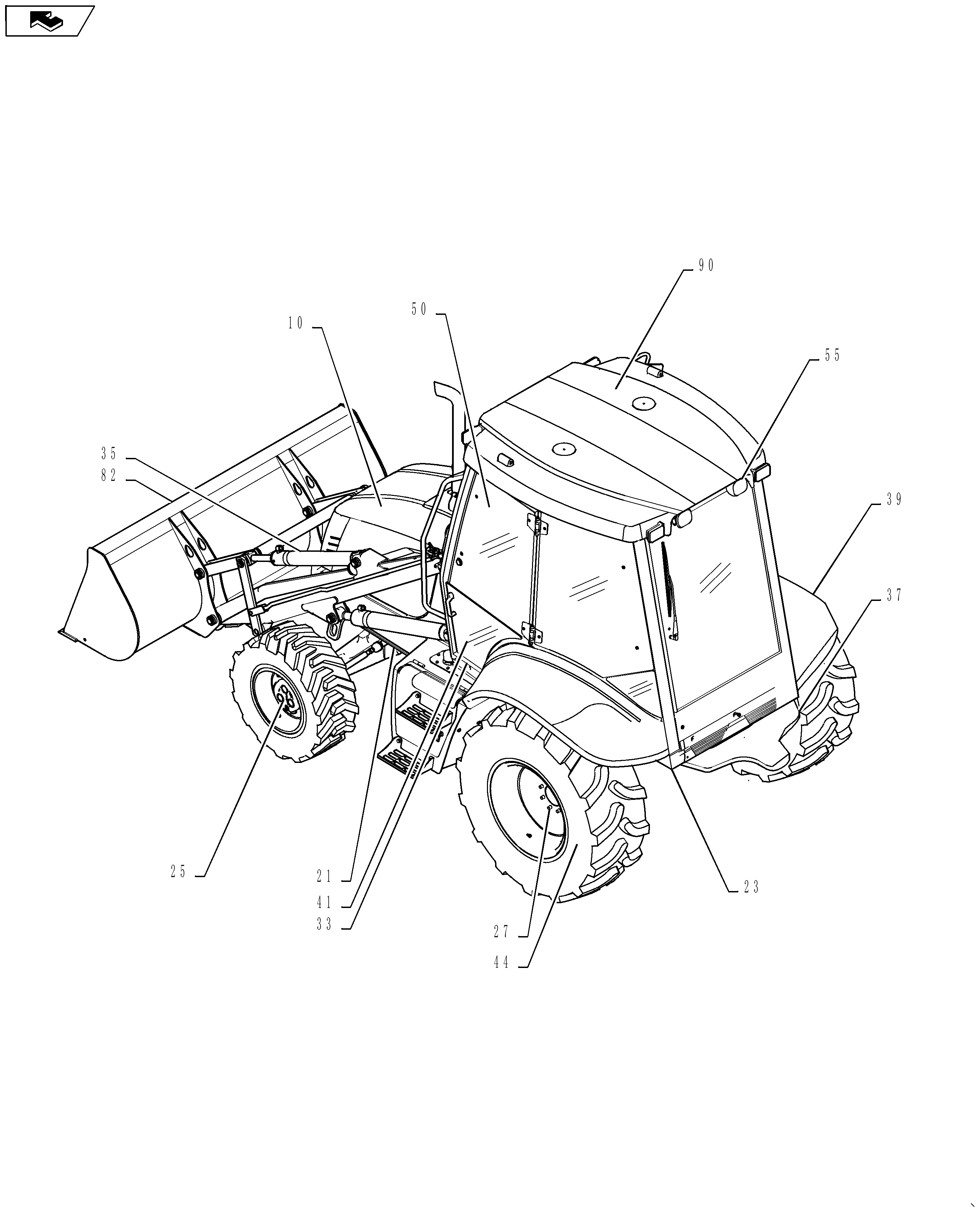 Case IH 570NXT LOADER LANDSCAPER - TIER 4A ASN NCC570600 01/12 12/14 ...
