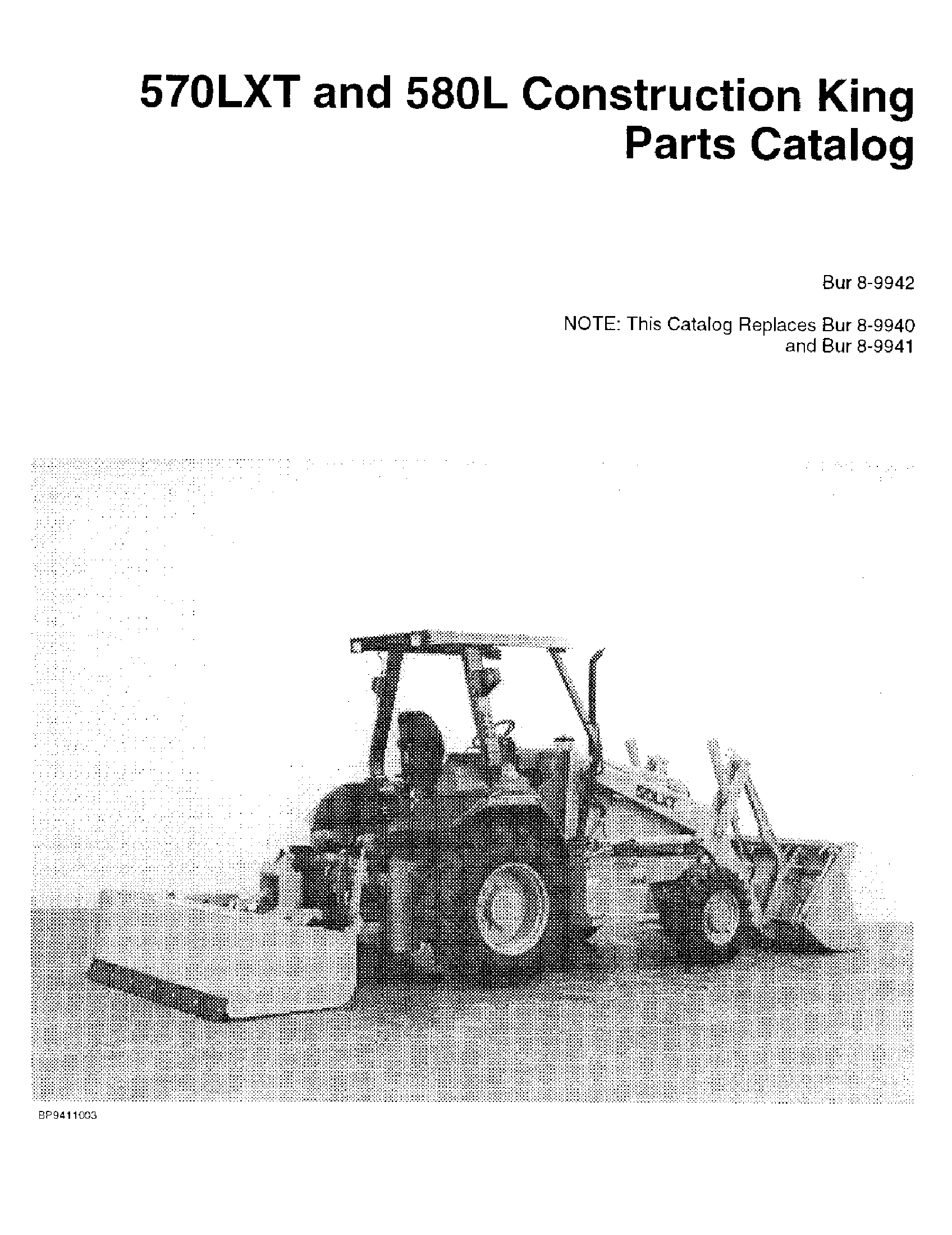 Case IH 580L LOADER BACKHOE (NORTH AMERICA) 02/97 12/97 Parts Diagrams