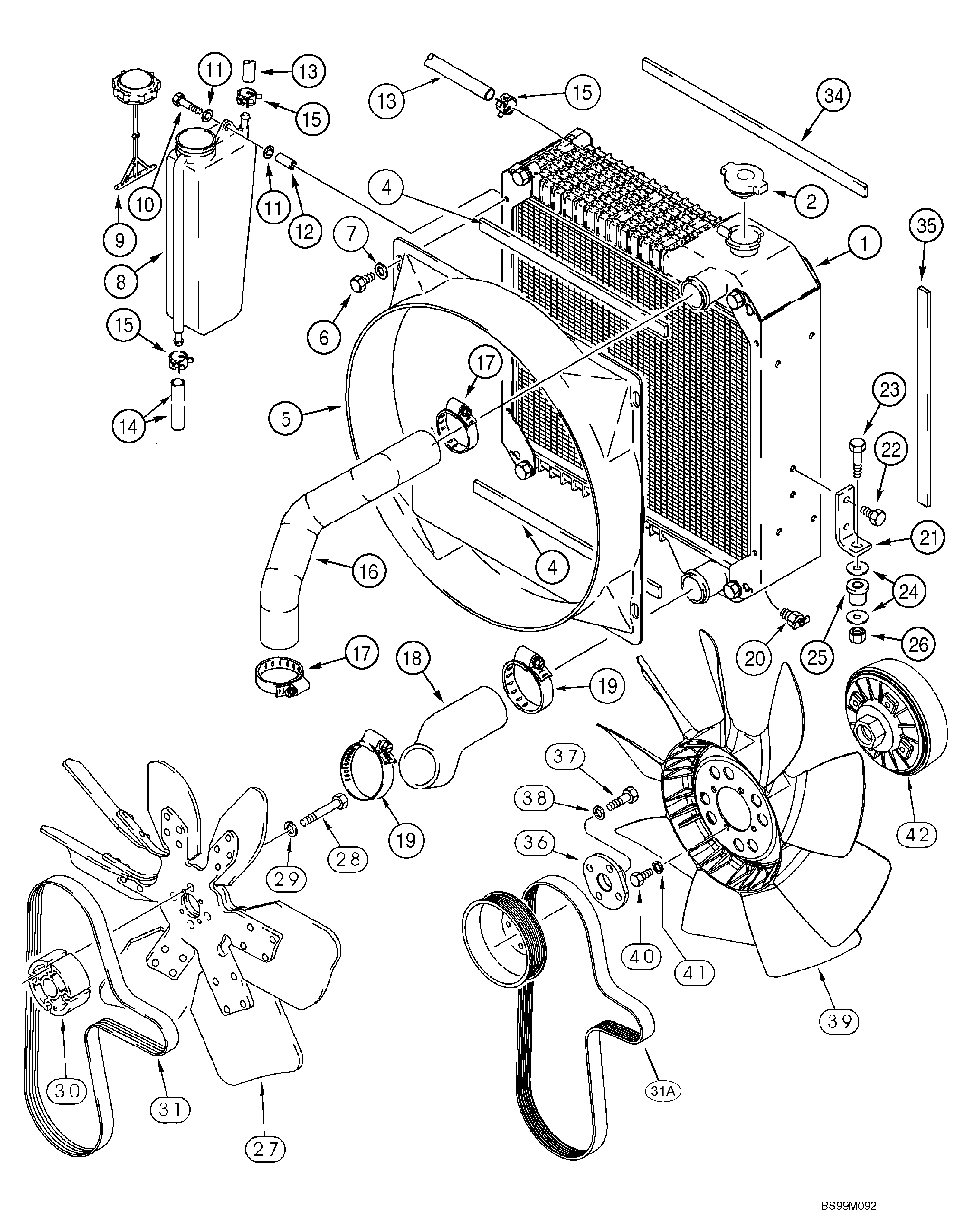 Case IH 580M LOADER BACKHOE (NA) - ASN JJG0285001 12/99 02/04 Parts ...