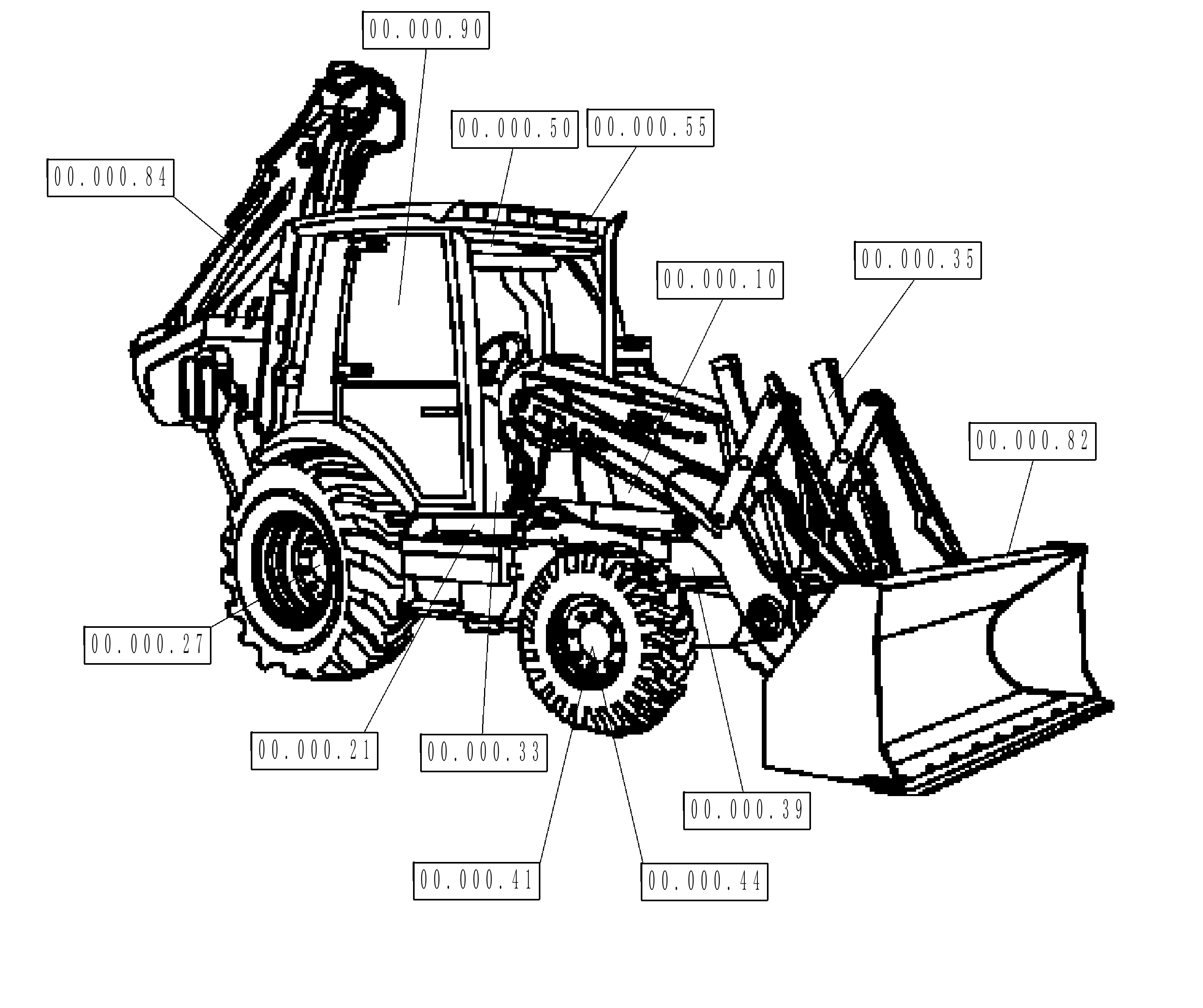 Case IH 580SN LOADER BACKHOE - TIER 3 04/10 08/15 Parts Diagrams