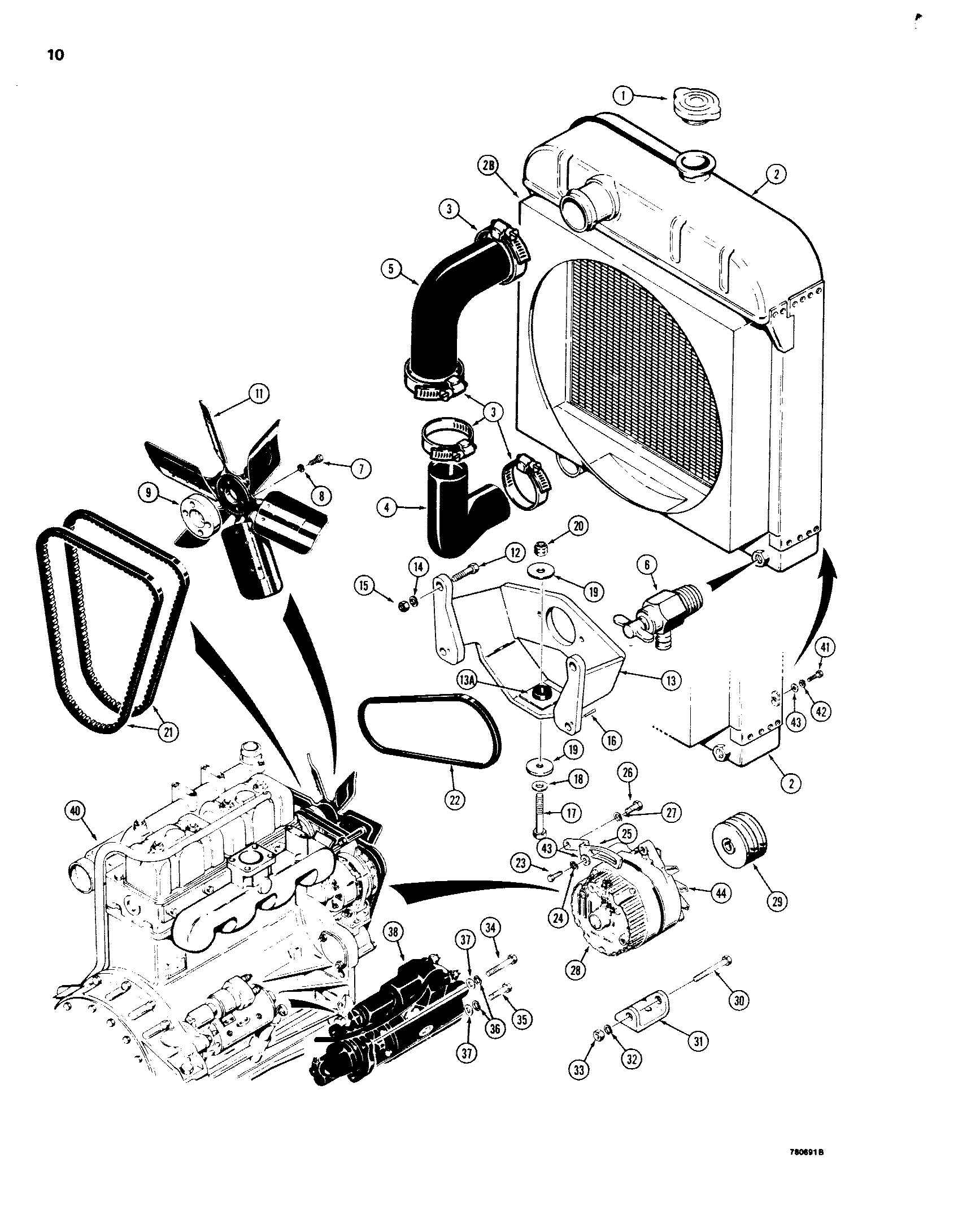 Case IH 680G CASE CONSTRUCTION KING LOADER BACKHOE 07/78 12/81 Parts ...