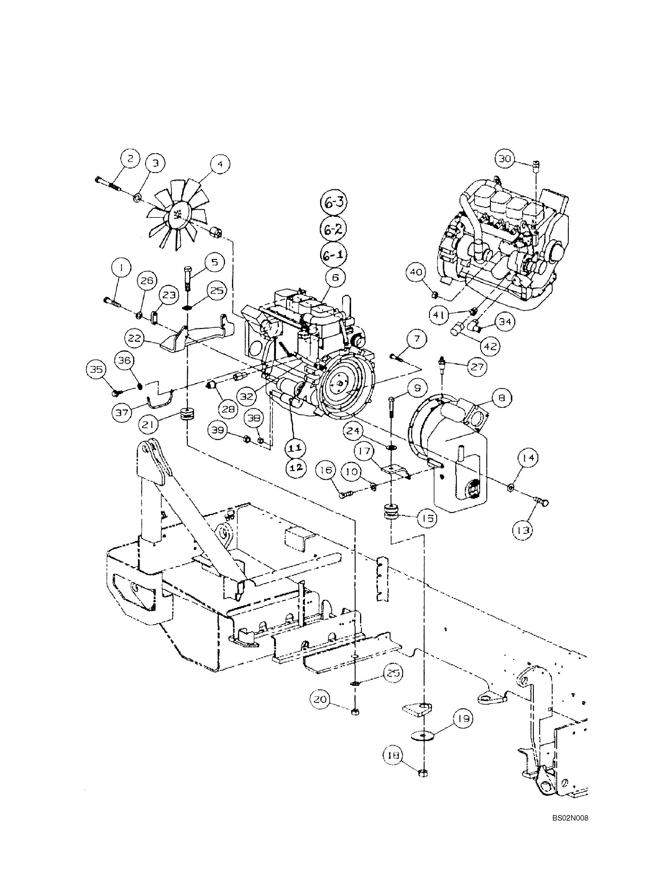 Case IH 686GXR CASE SERIES-2 TELESCOPIC HANDLER 05/99 12/03 Parts Diagrams