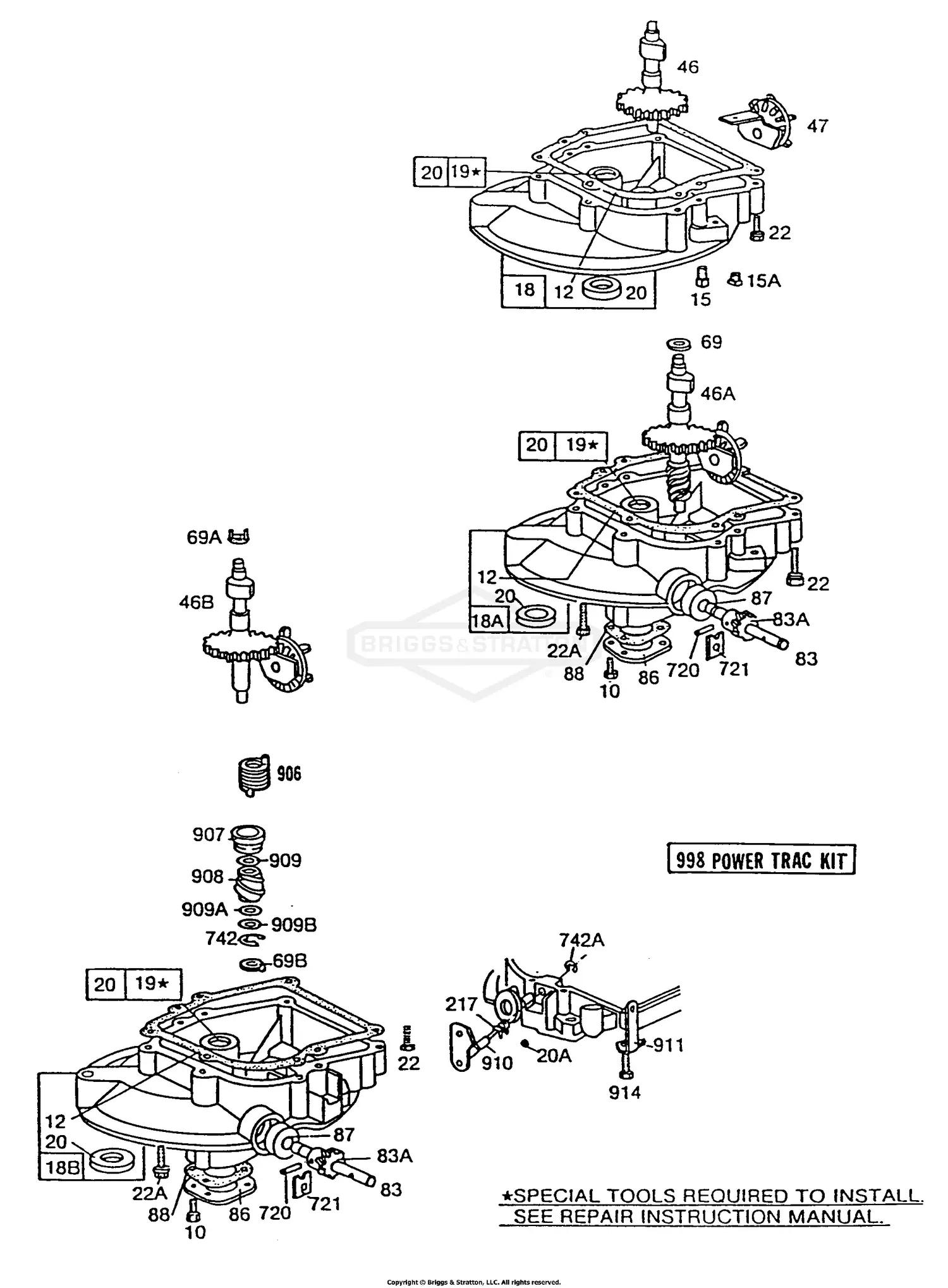 Briggs & Stratton 110902-3205-01 Parts Diagrams