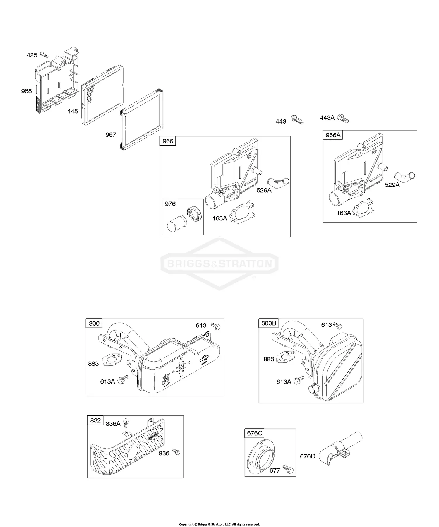 Briggs & Stratton 120612-0117-b1 Parts Diagrams