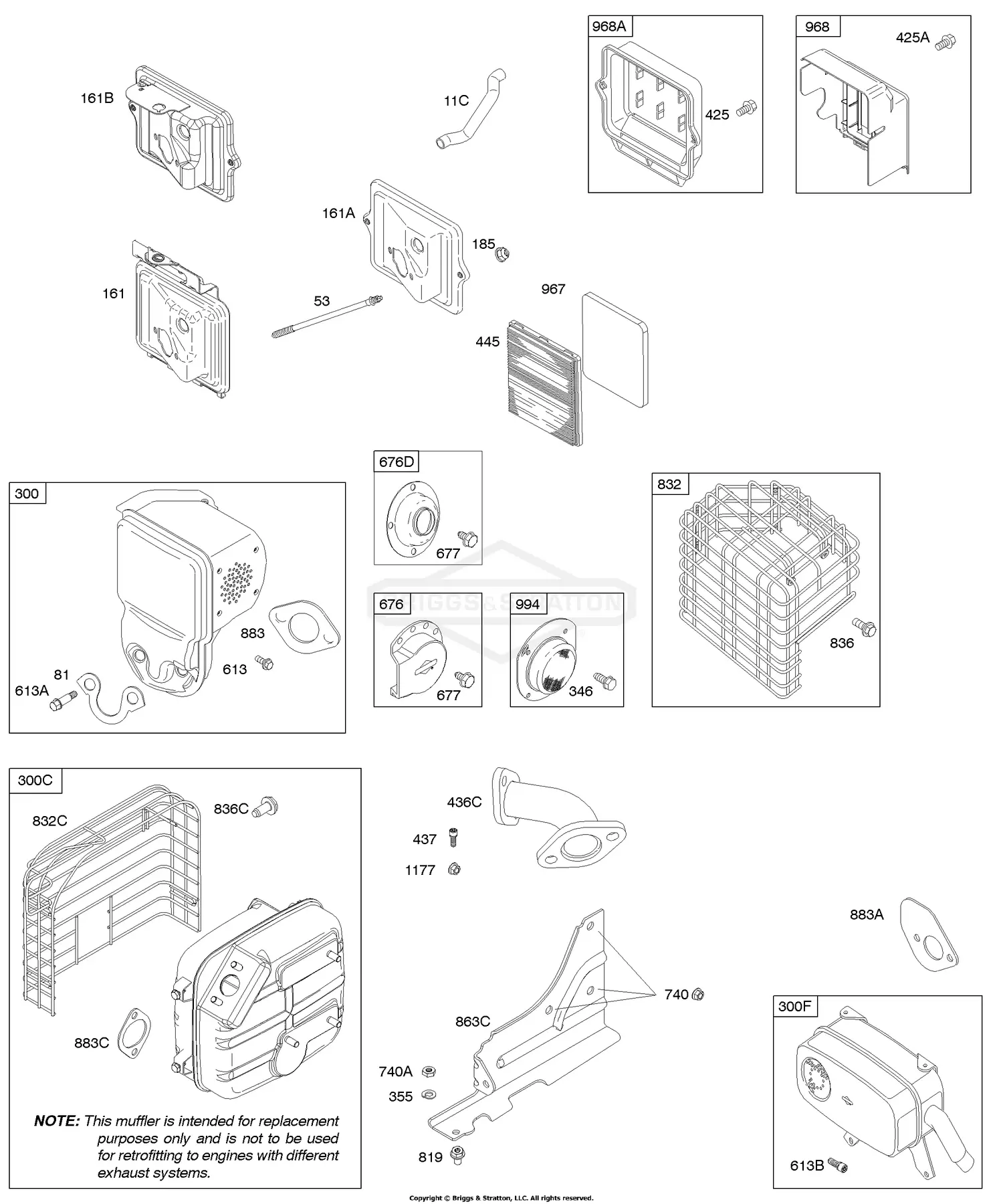 Briggs & Stratton 201417-0114-e1 Parts Diagrams