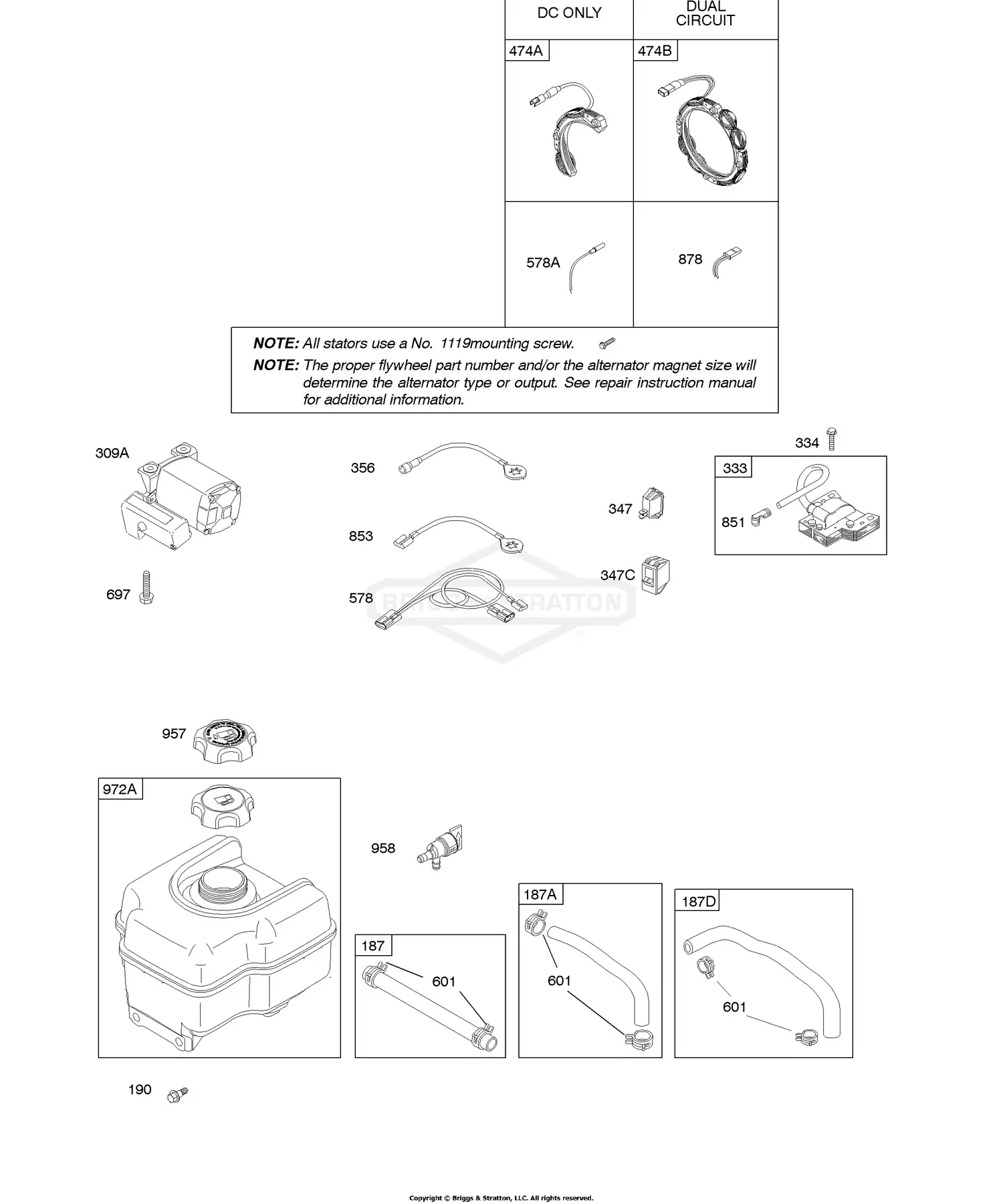 Briggs & Stratton 20a114-0922-e1 Parts Diagrams