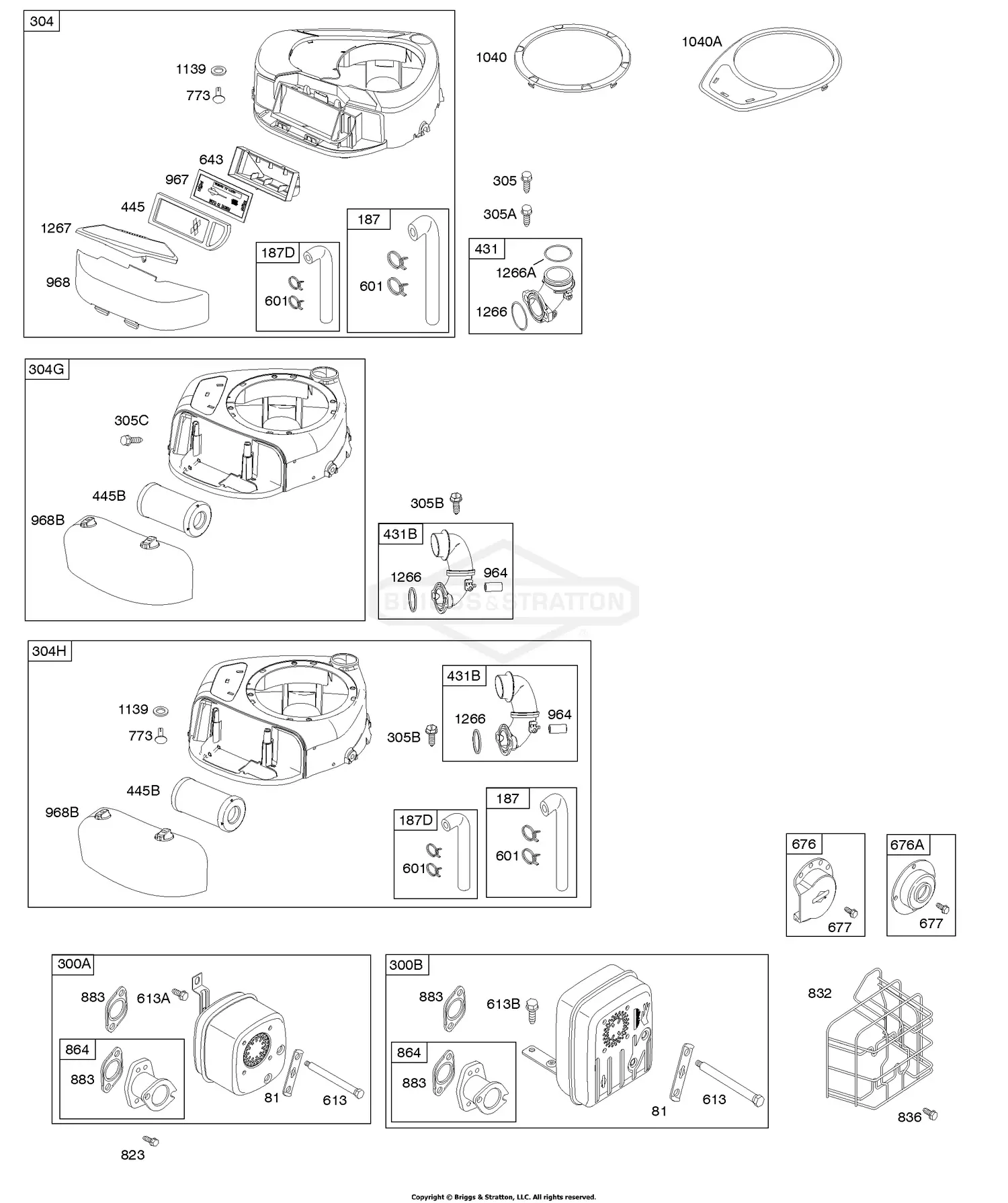Briggs & Stratton 217902-0020-e9 Parts Diagrams
