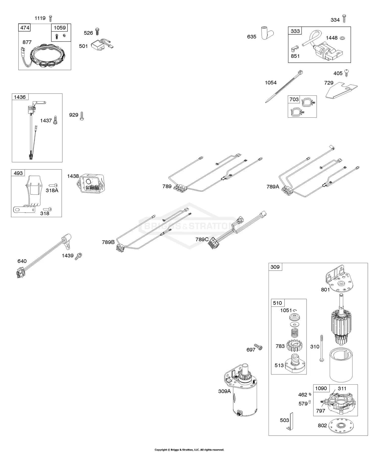 Briggs & Stratton 49m777-2119-g5 Parts Diagrams