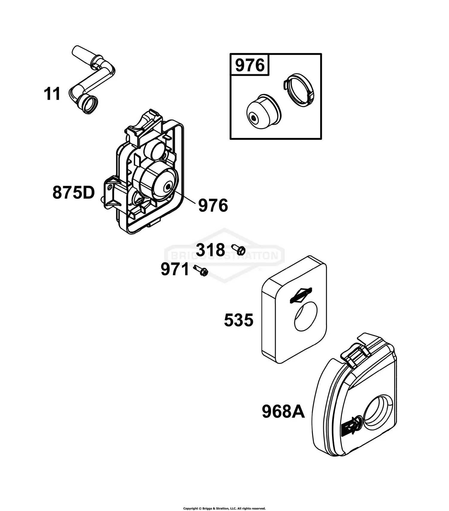 Briggs & Stratton 09p802-0007-h5 Parts Diagrams