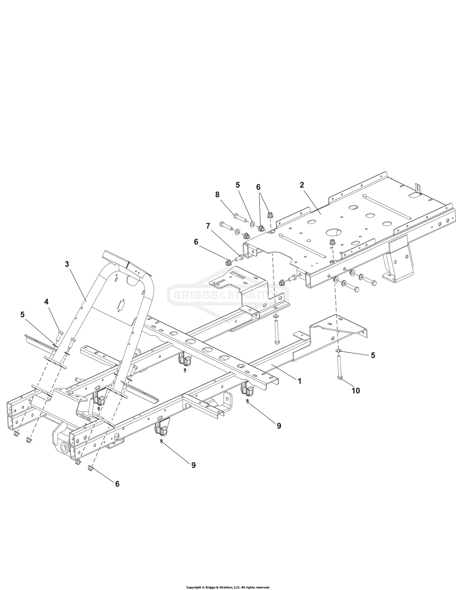 Briggs & Stratton 2691819 - Billy Goat Rider Parts Diagrams