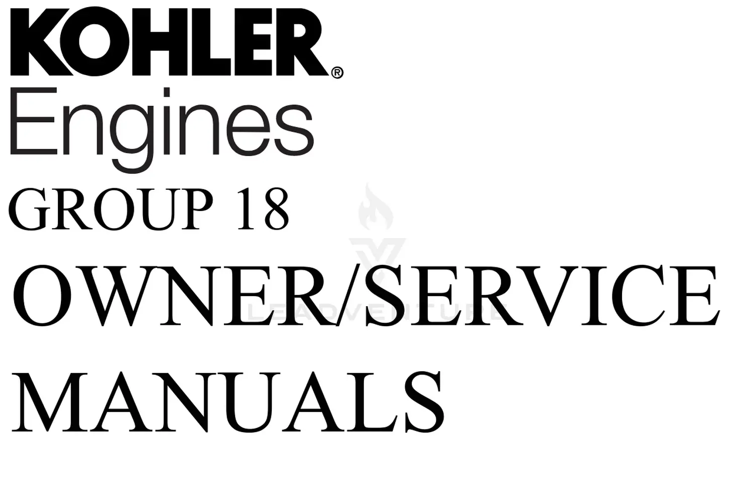 Kohler CH20-64511 WALKER MFG Parts Diagrams