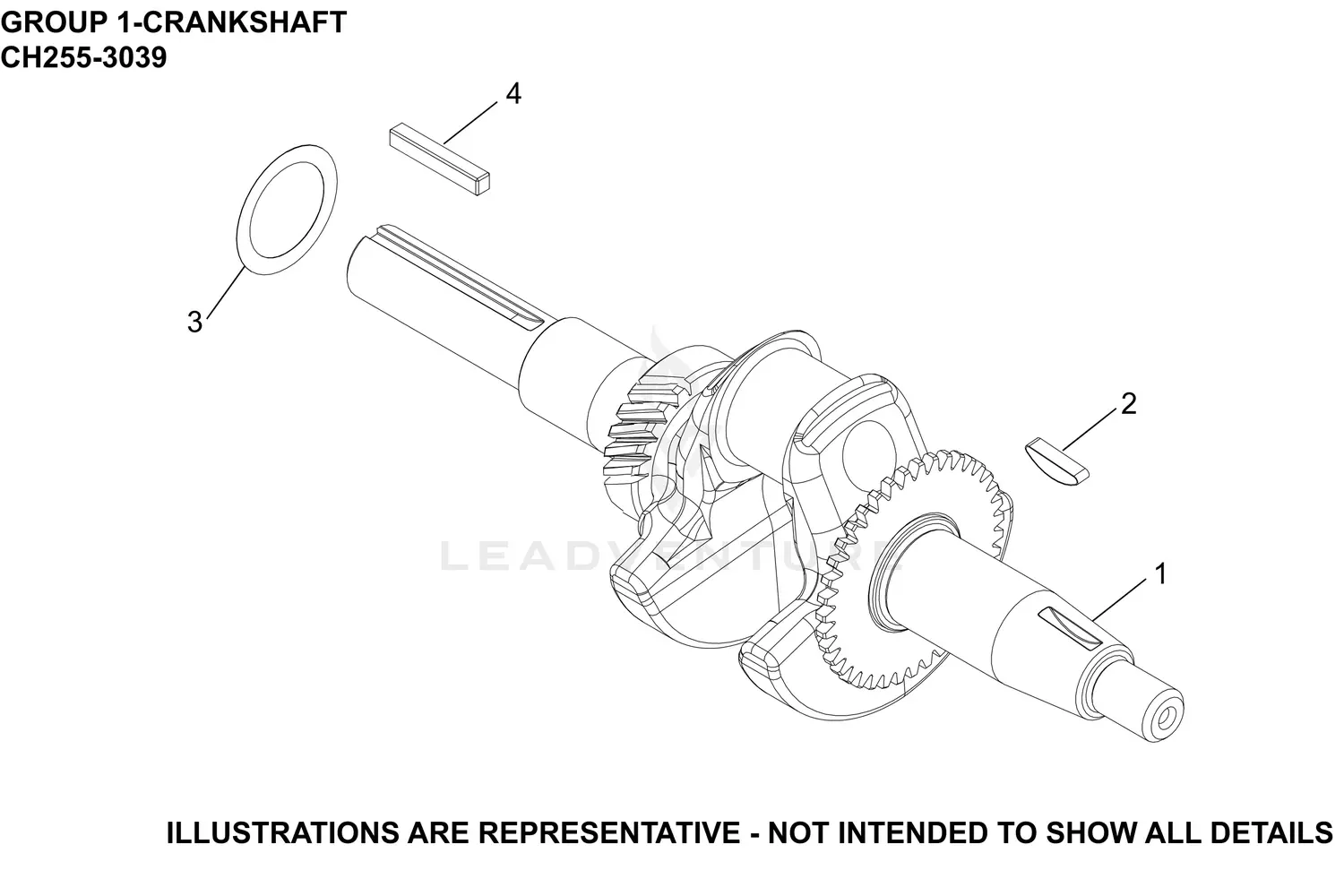 Kohler CH255-3039 Basic Parts Diagrams