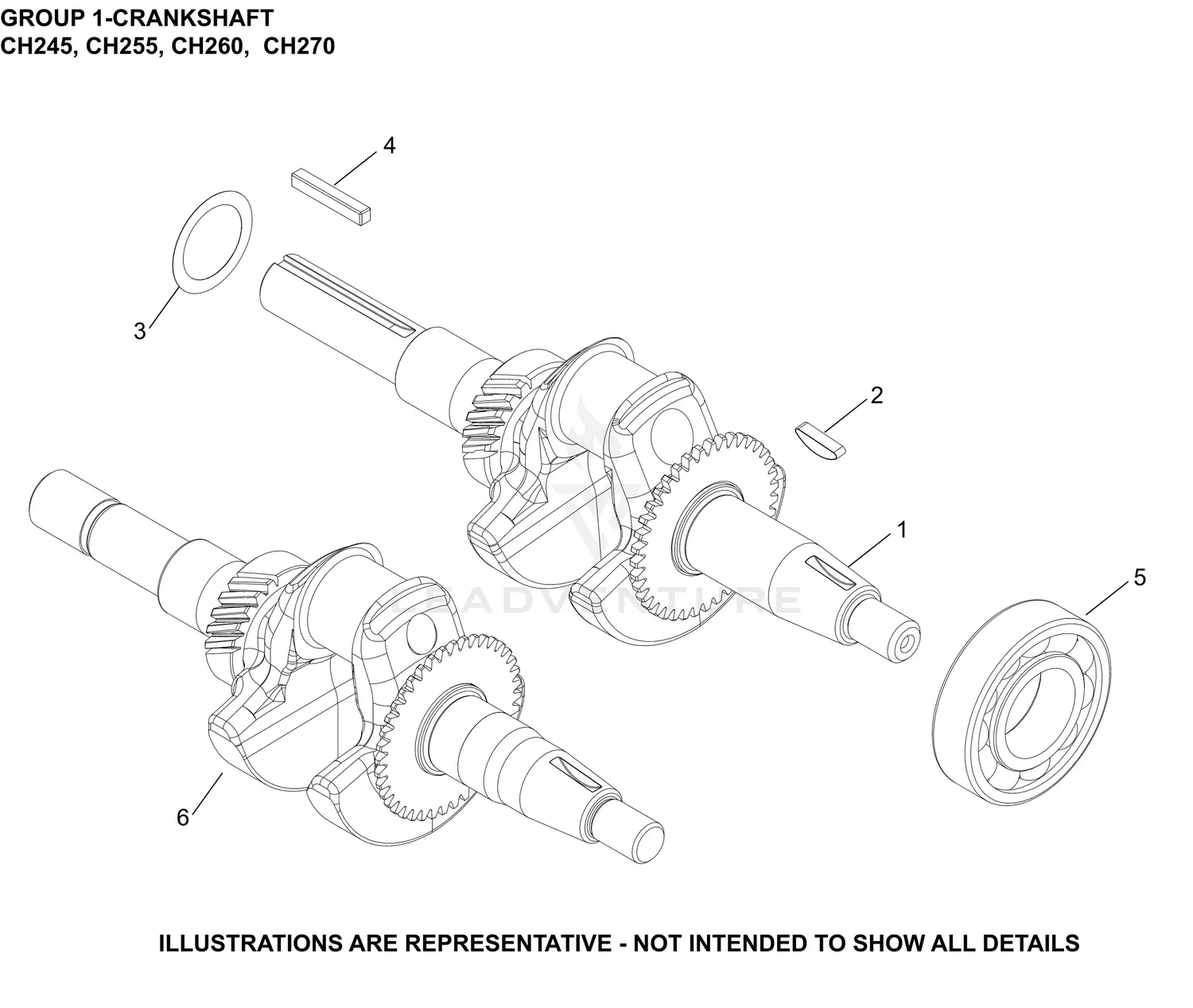 Kohler CH270-3142 SDMO Parts Diagrams