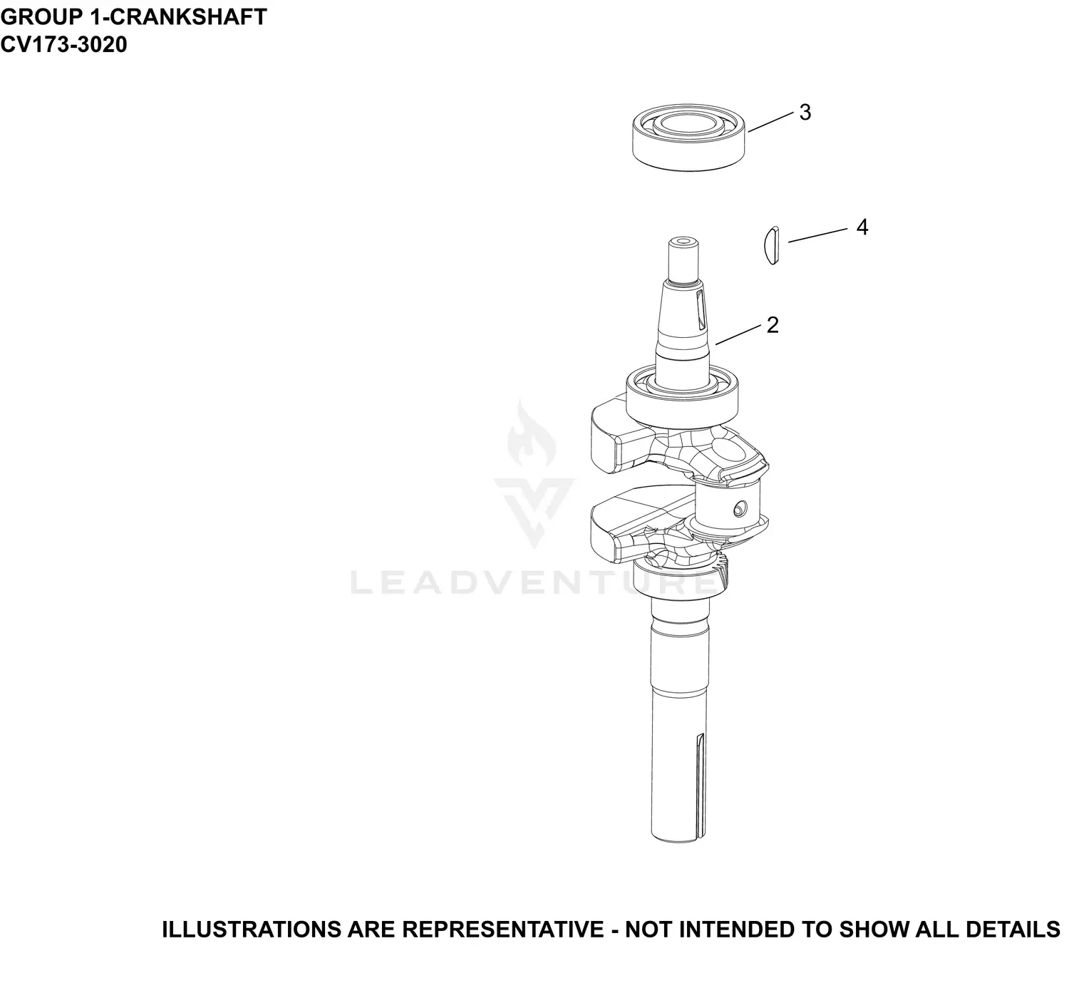 Kohler CV173-3020 GARDNER, OH RENALDO Parts Diagrams