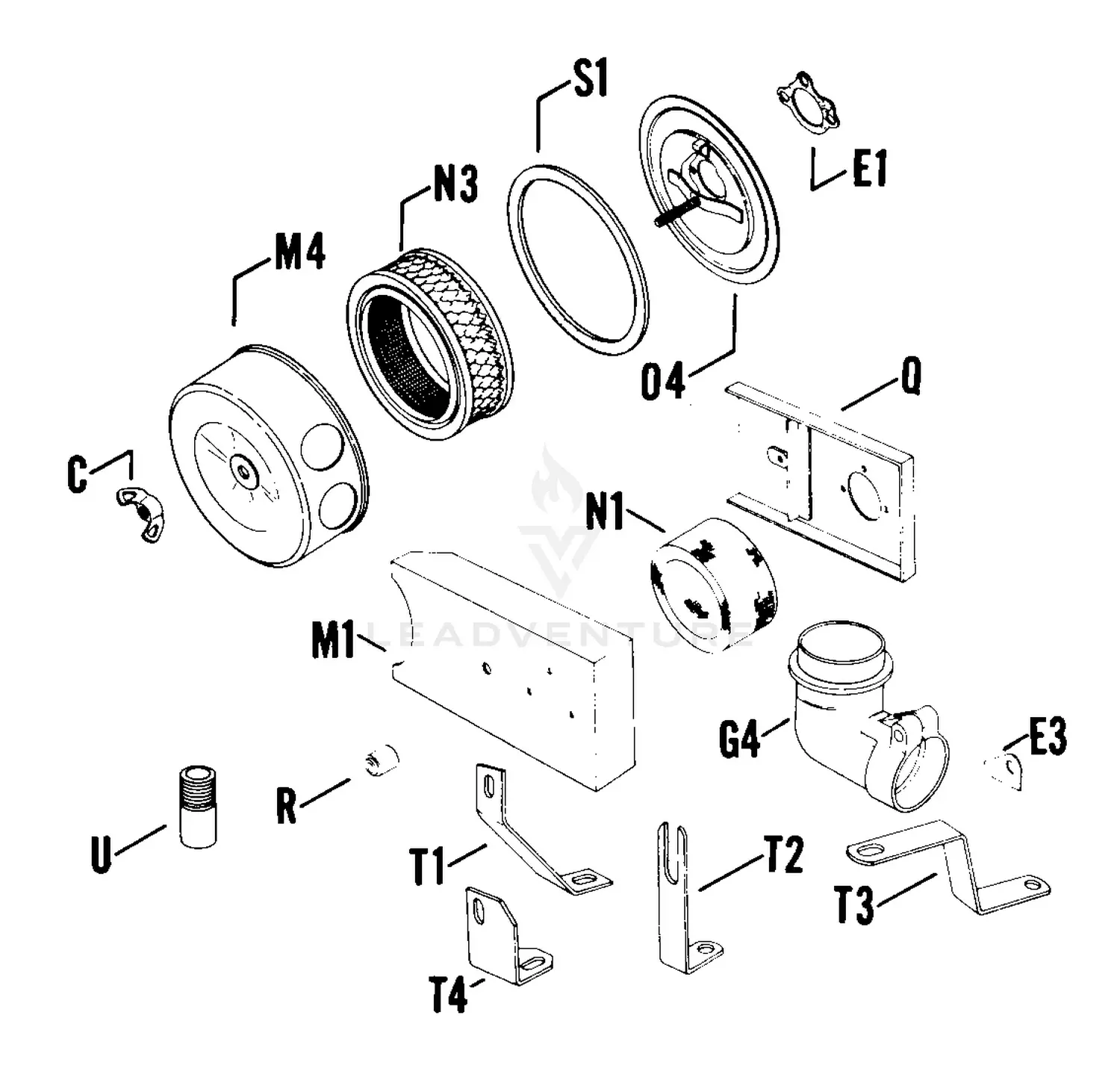 Kohler K241-46108 BASIC Parts Diagrams