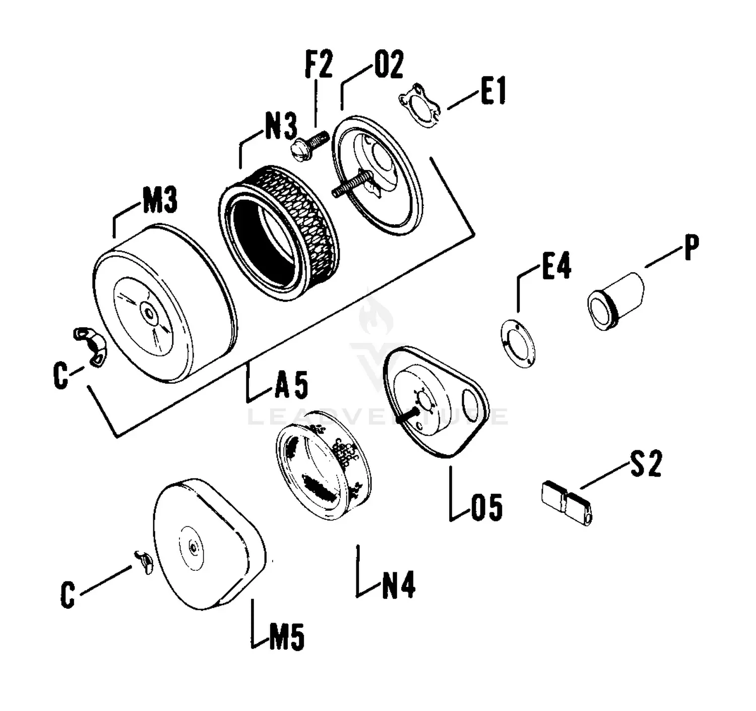 Kohler K241-46852 ROSCO MFG Parts Diagrams