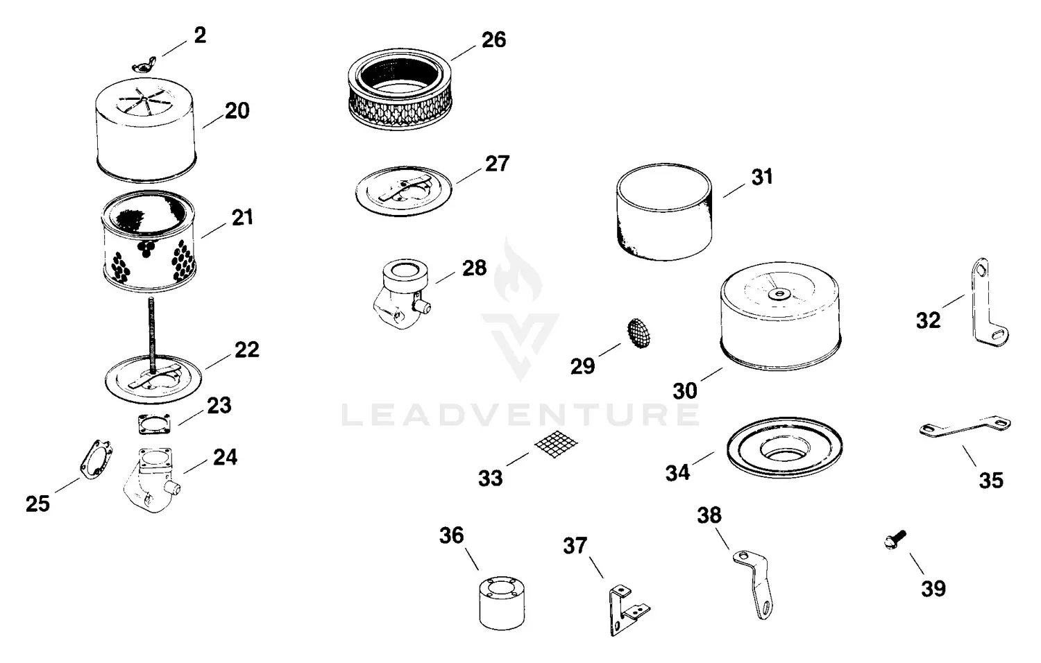 Kohler K482-35230 ROOF MFG Parts Diagrams