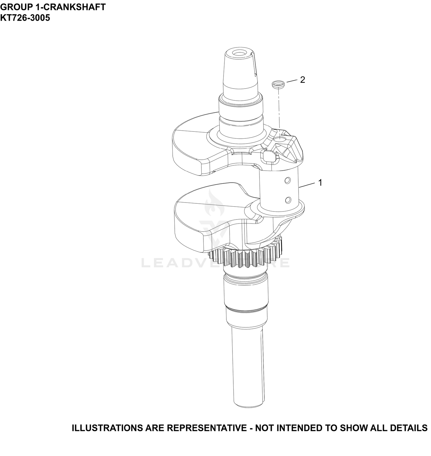 Kohler KT726-3005 MARKETING BASIC Parts Diagrams