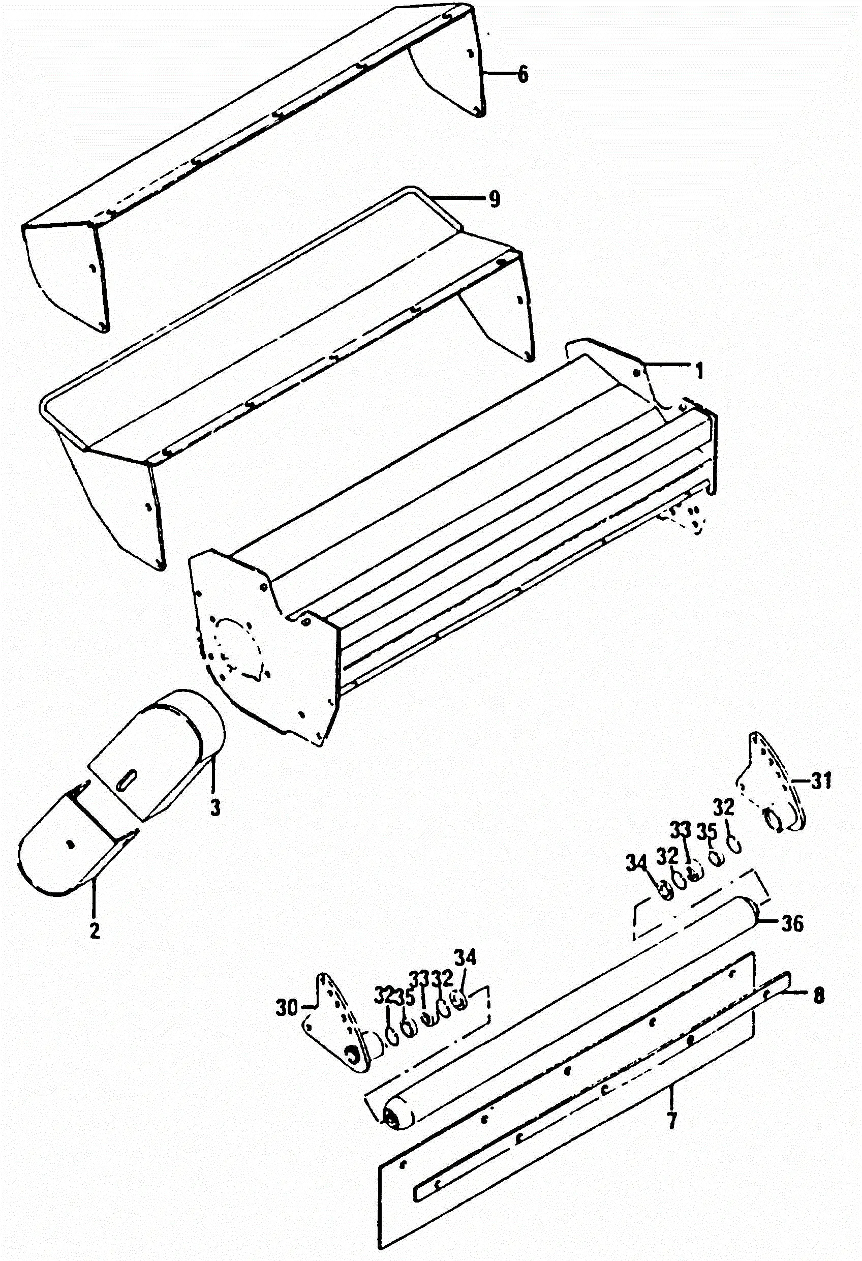 Alamo 1250 Parts Diagrams