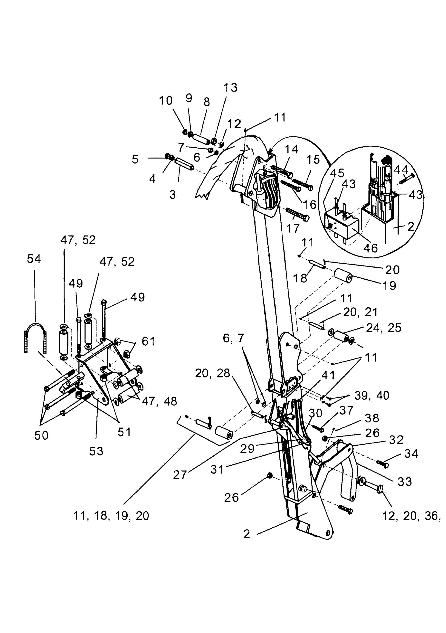 Alamo A-Boom (AB, ABoom) Parts Diagrams