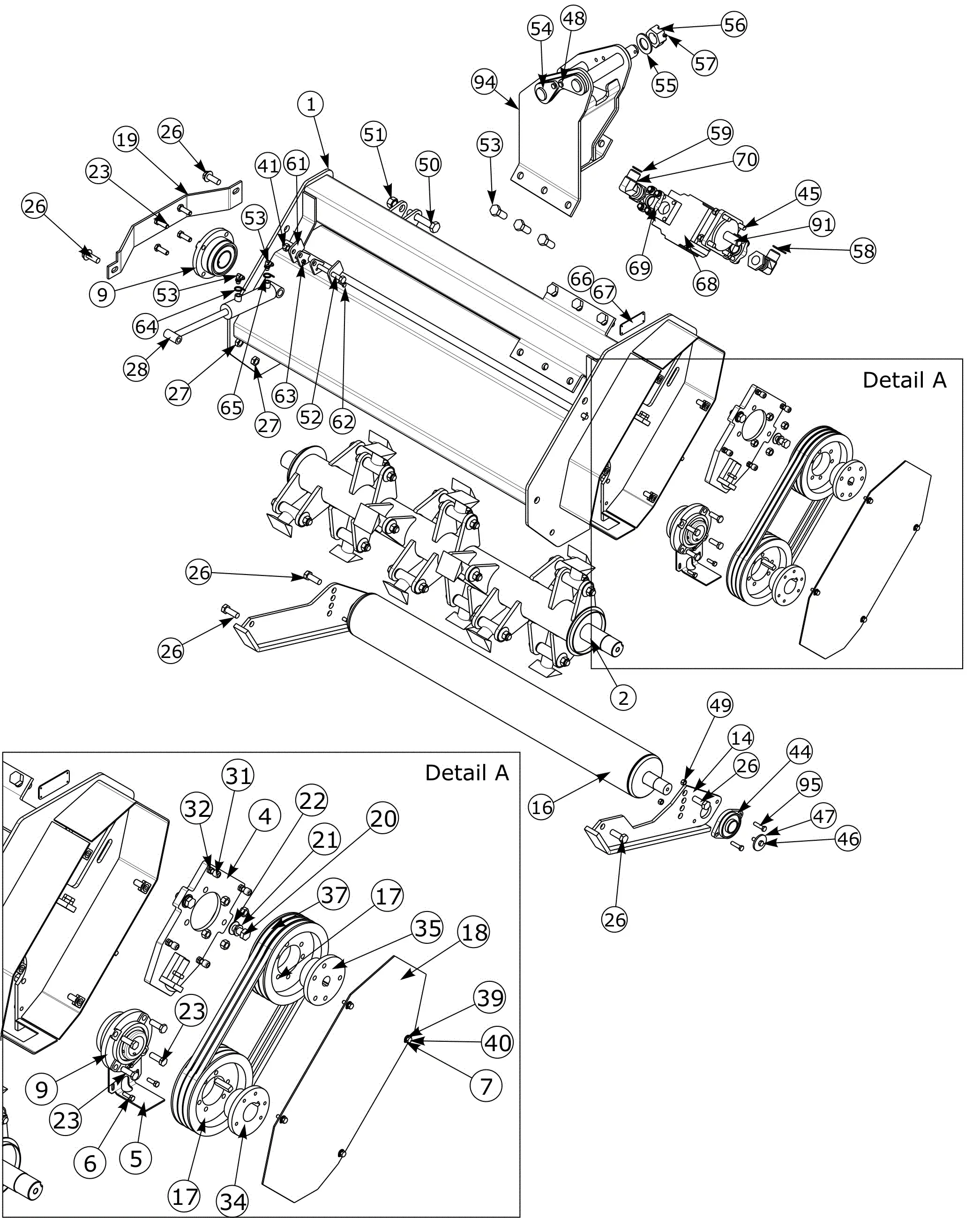Alamo Axtreme (AX, UM) Parts Diagrams