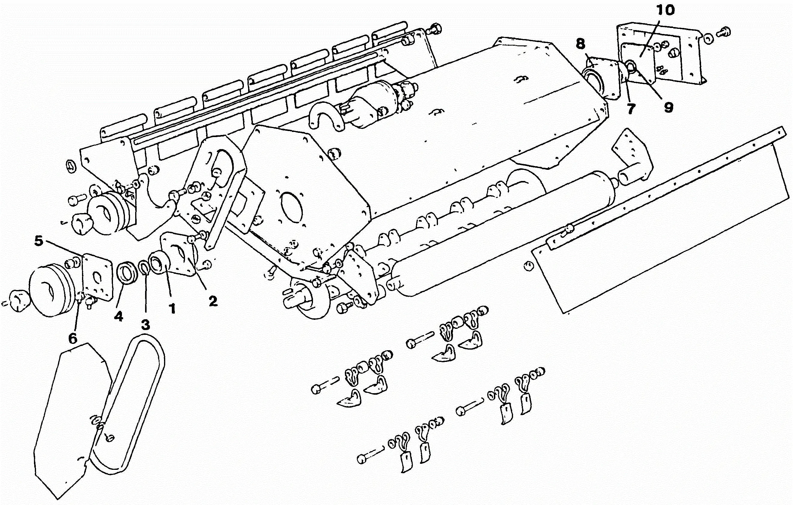 Alamo Cuttingheads Parts Diagrams