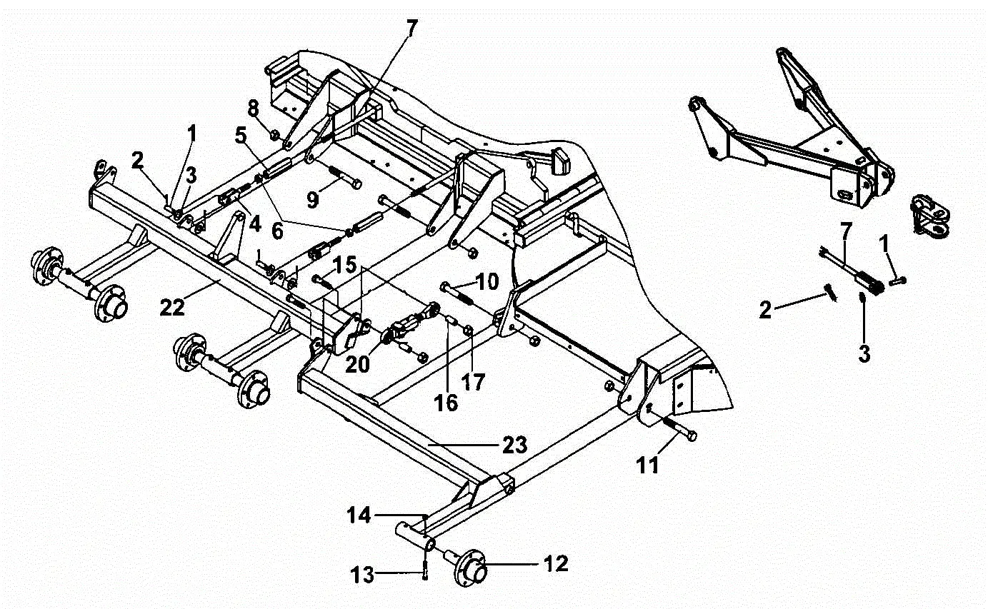 Alamo Eagle 10-15 SN 0180 - Up (EG, EGL) Parts Diagrams