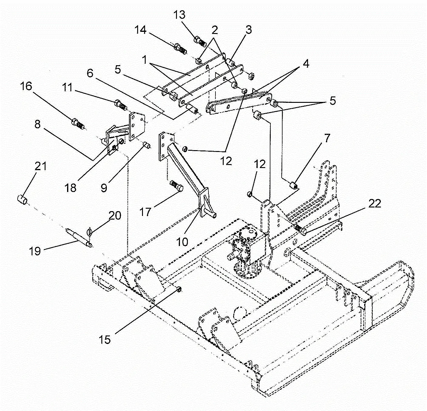 Alamo Gorilla Tree Cutter 72 (GO) Parts Diagrams