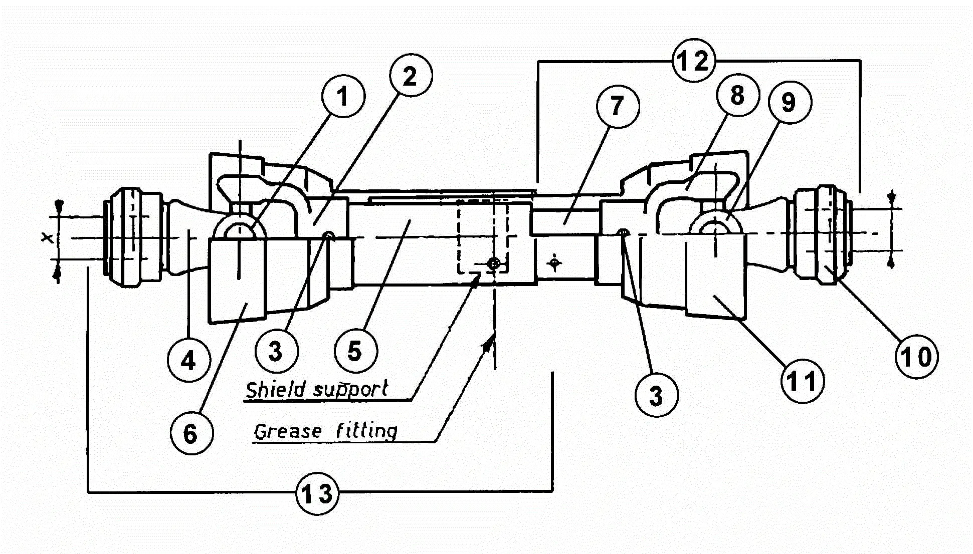 Alamo Interstater Rear Mount Parts Diagrams