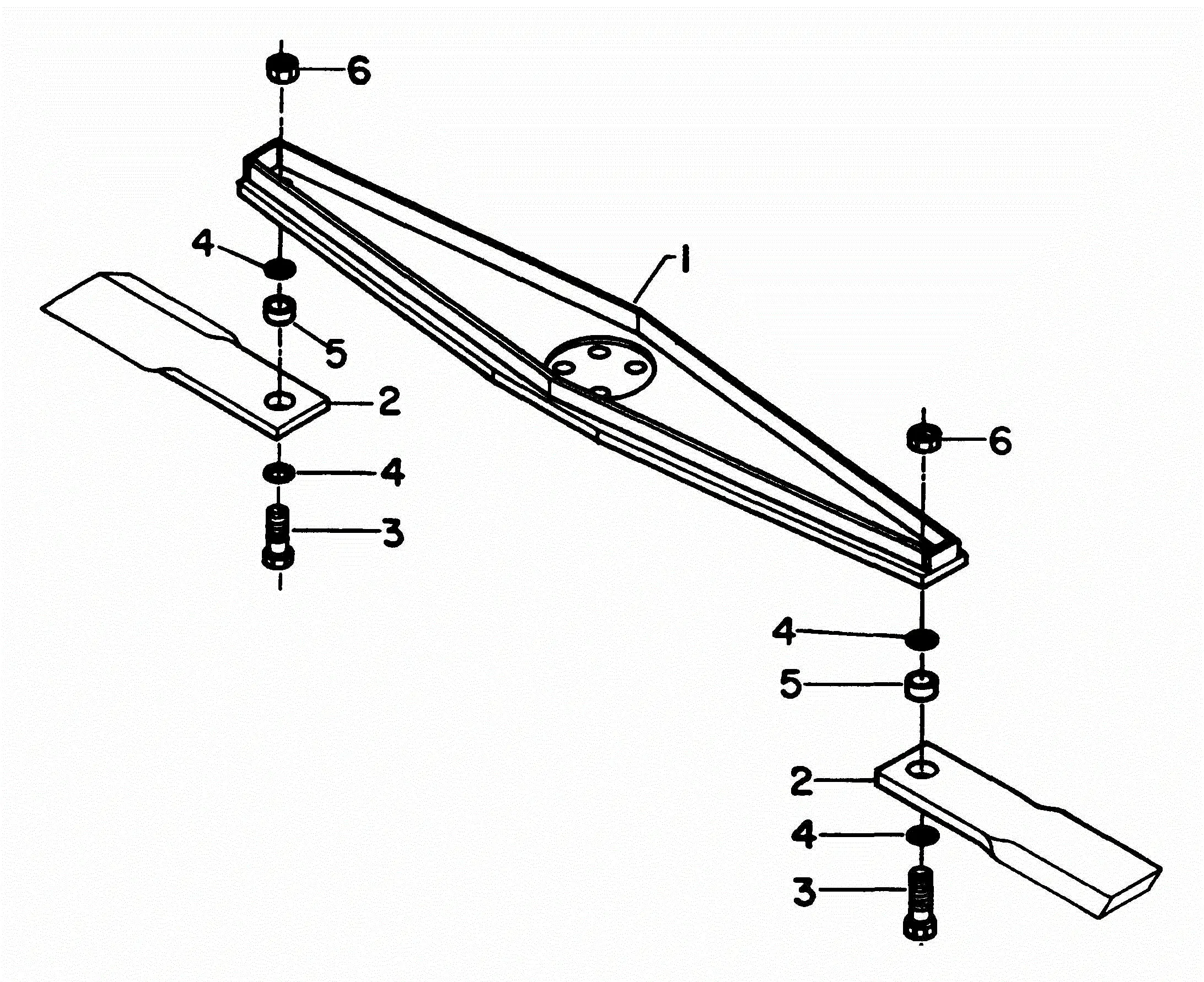 Alamo Slopemower 28ft Archive (Jan-98) Parts Diagrams