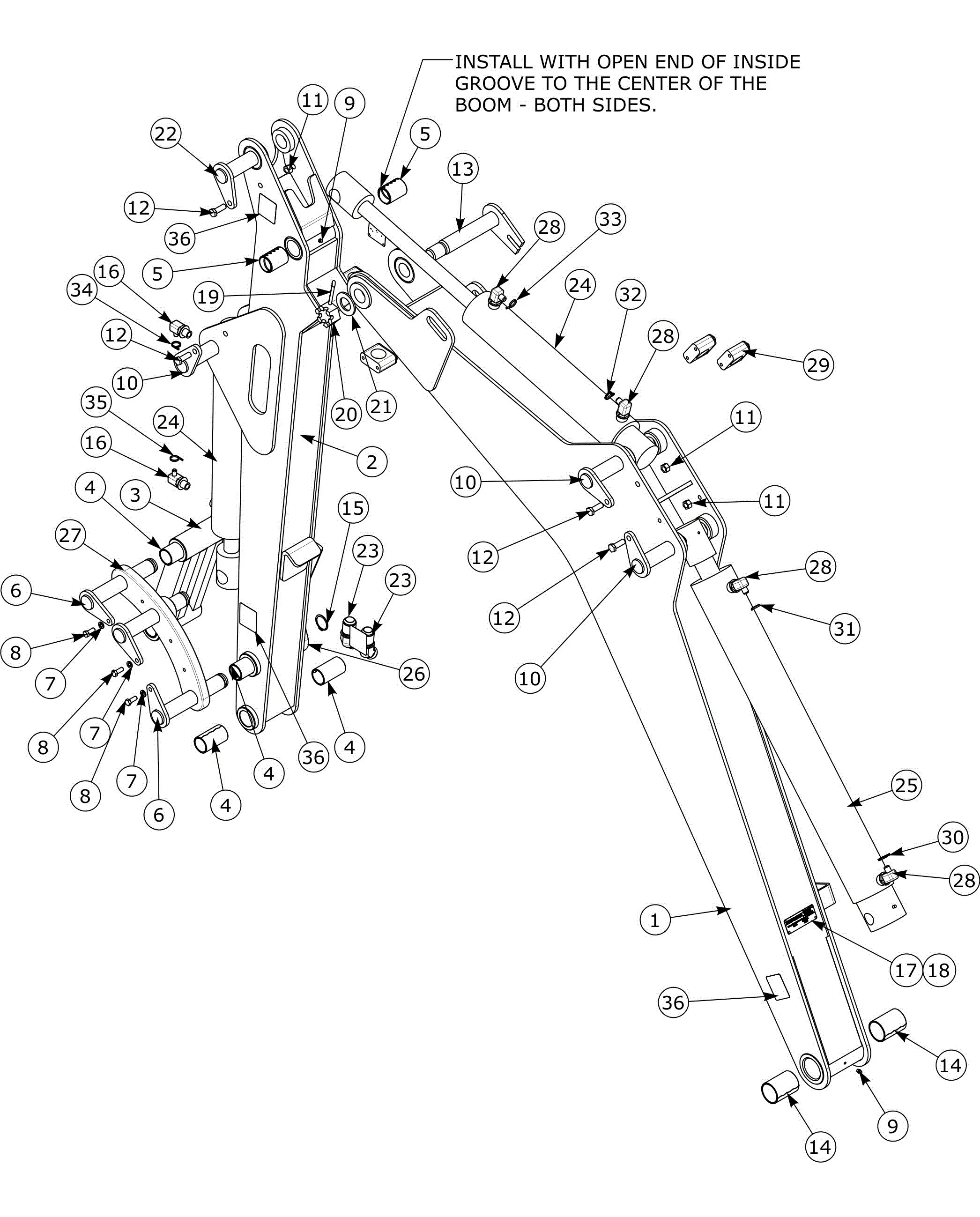 Alamo Versa 2 Parts Diagrams