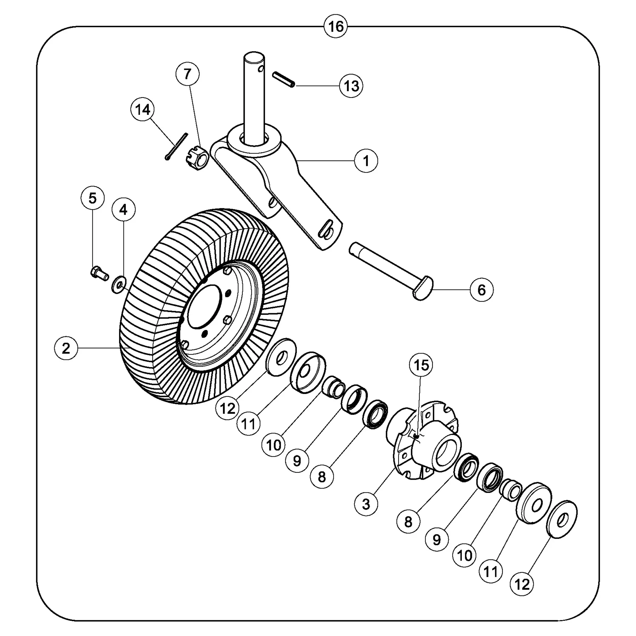 Bush Hog 287 AND 1287 ROTARY CUTTER Parts Diagrams